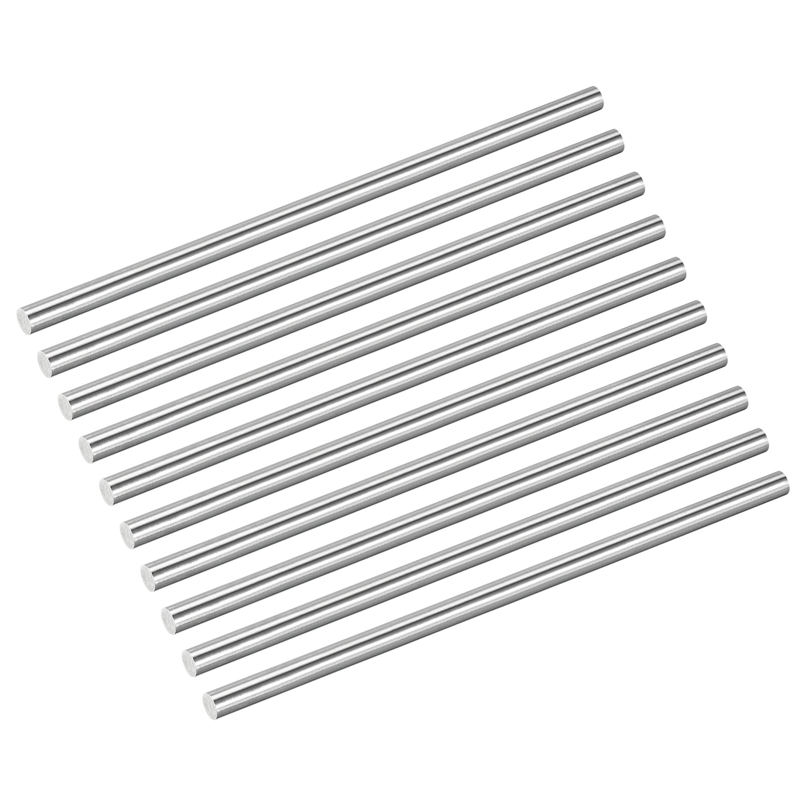 Uxcell 10Pack 304 Stainless Steel Rods, 5.5mm x 153mm Metal Solid Shaft ...