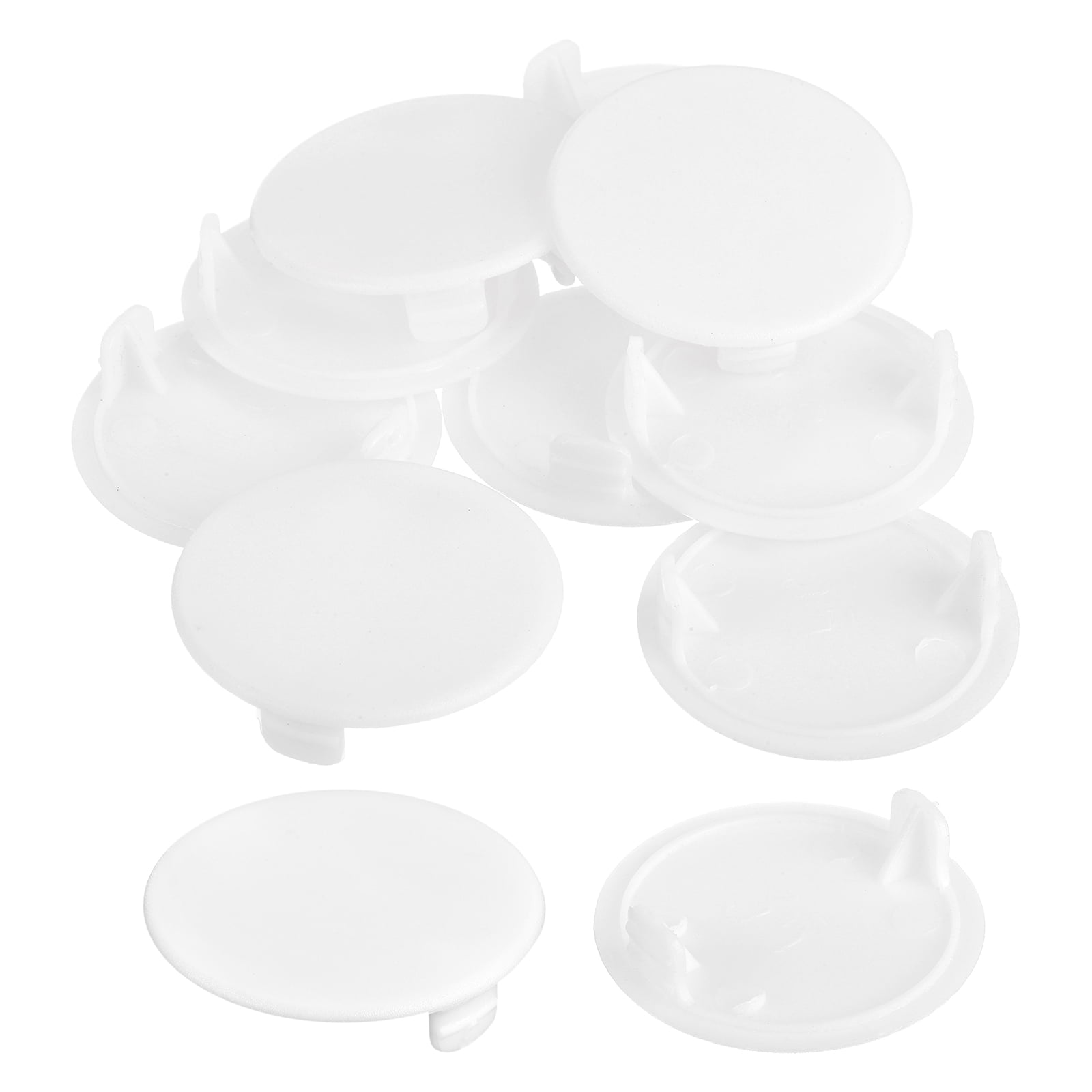 Uxcell 10Pack 35mm(1-3/8") Dia Plastic Concealed Hinge Hole Cover Hole ...