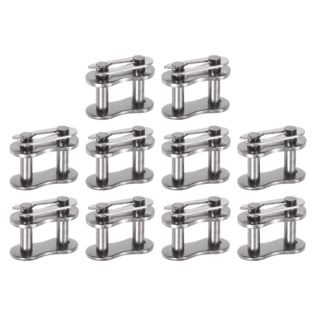 Uxcell 10Pack #40 Chain Master Connector Link Roller 1/2" Pitch ...