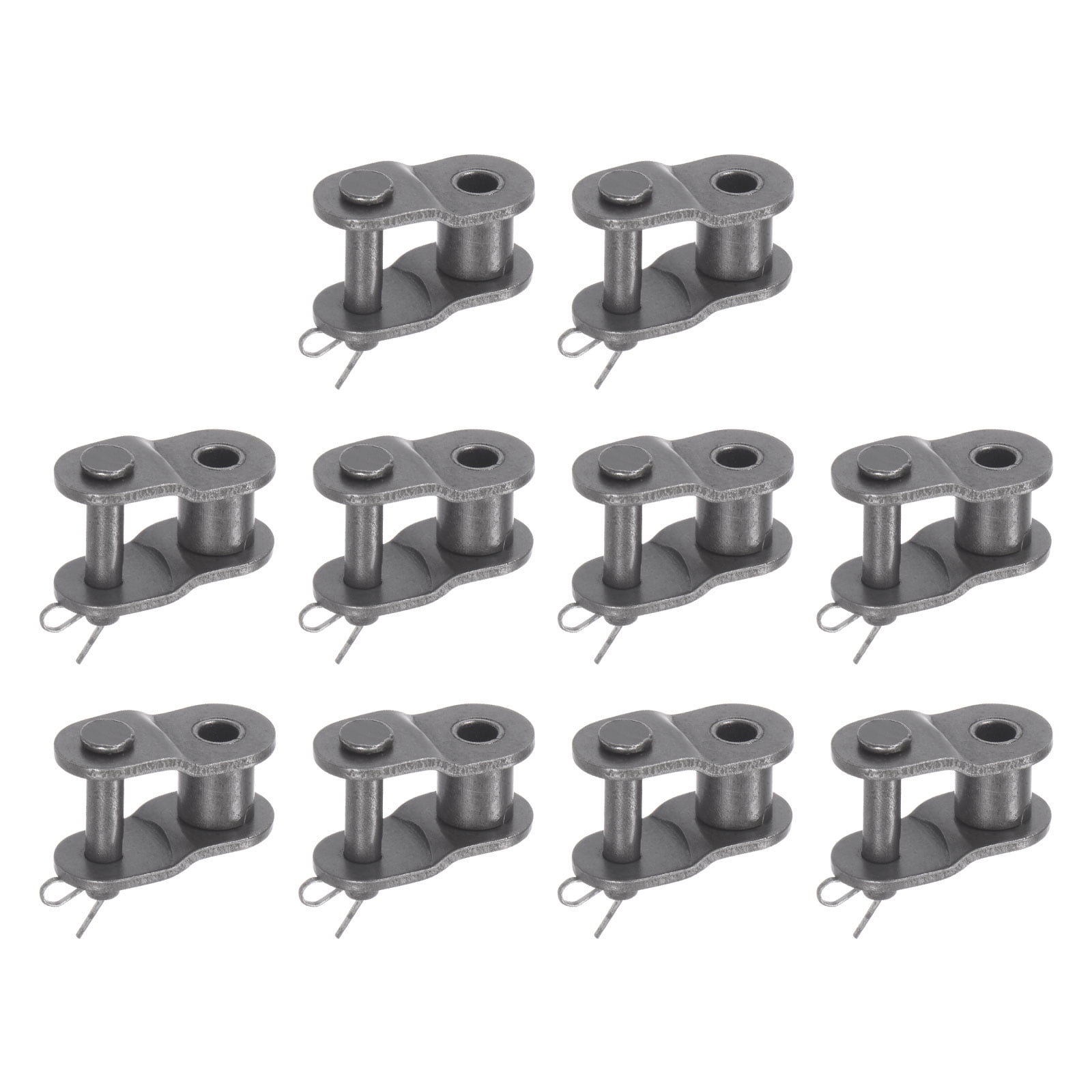 Uxcell 10Pack #40 Chain Offset Half Link Roller, 1/2" Pitch Carbon ...
