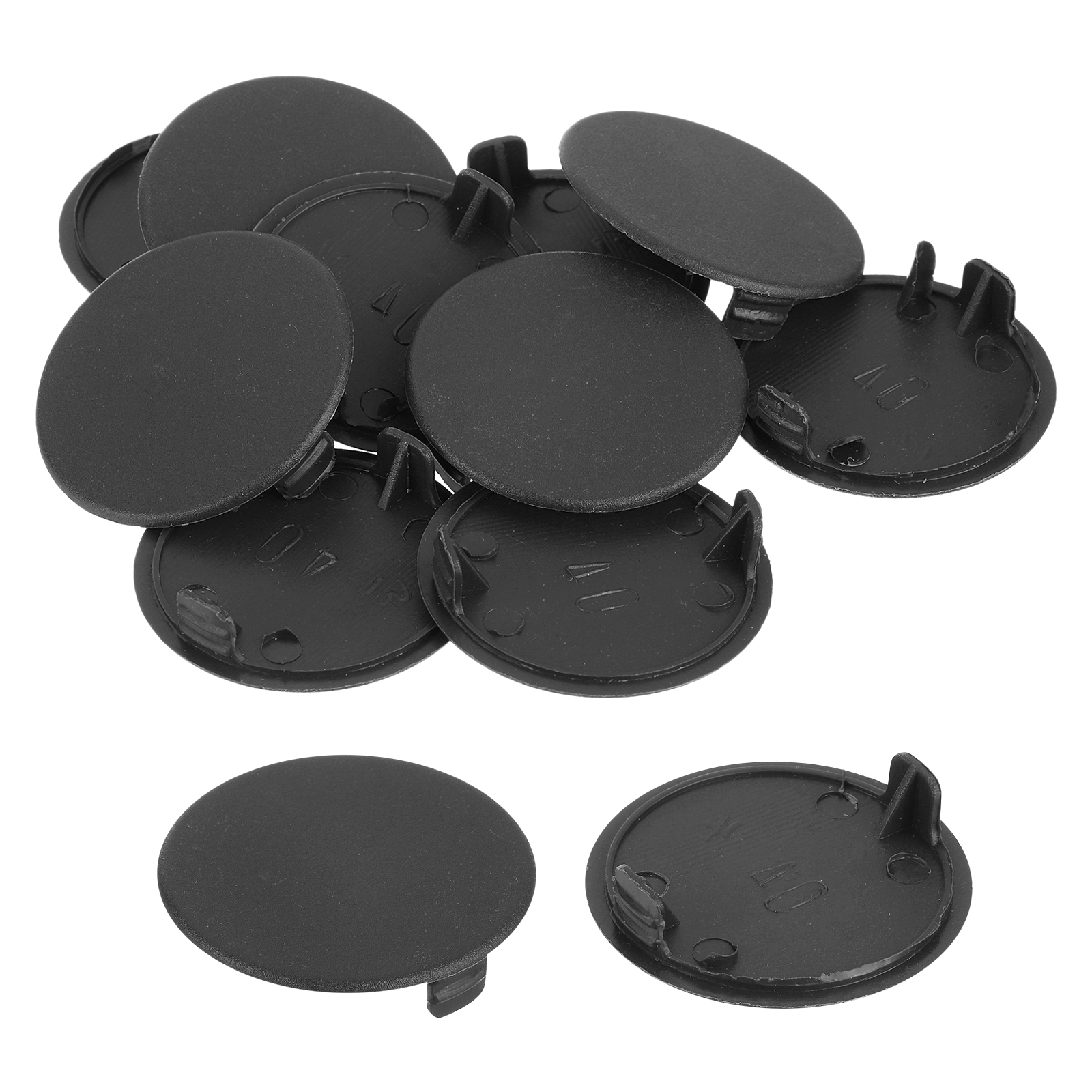 Uxcell 10Pack 40mm(1-9/16") Dia Plastic Concealed Hinge Hole Cover Hole ...