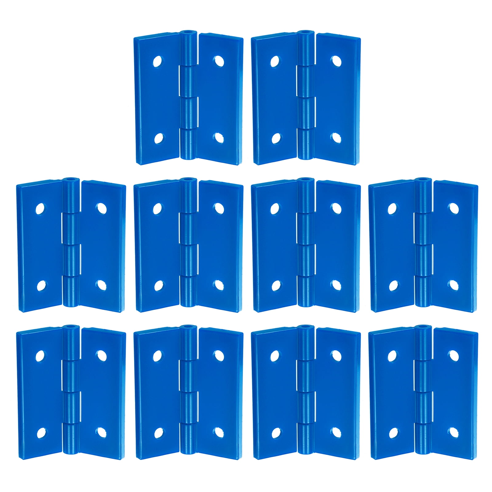Uxcell 10Pack 45x38mm Acrylic Hinges Hardware Folding Hinge with ...