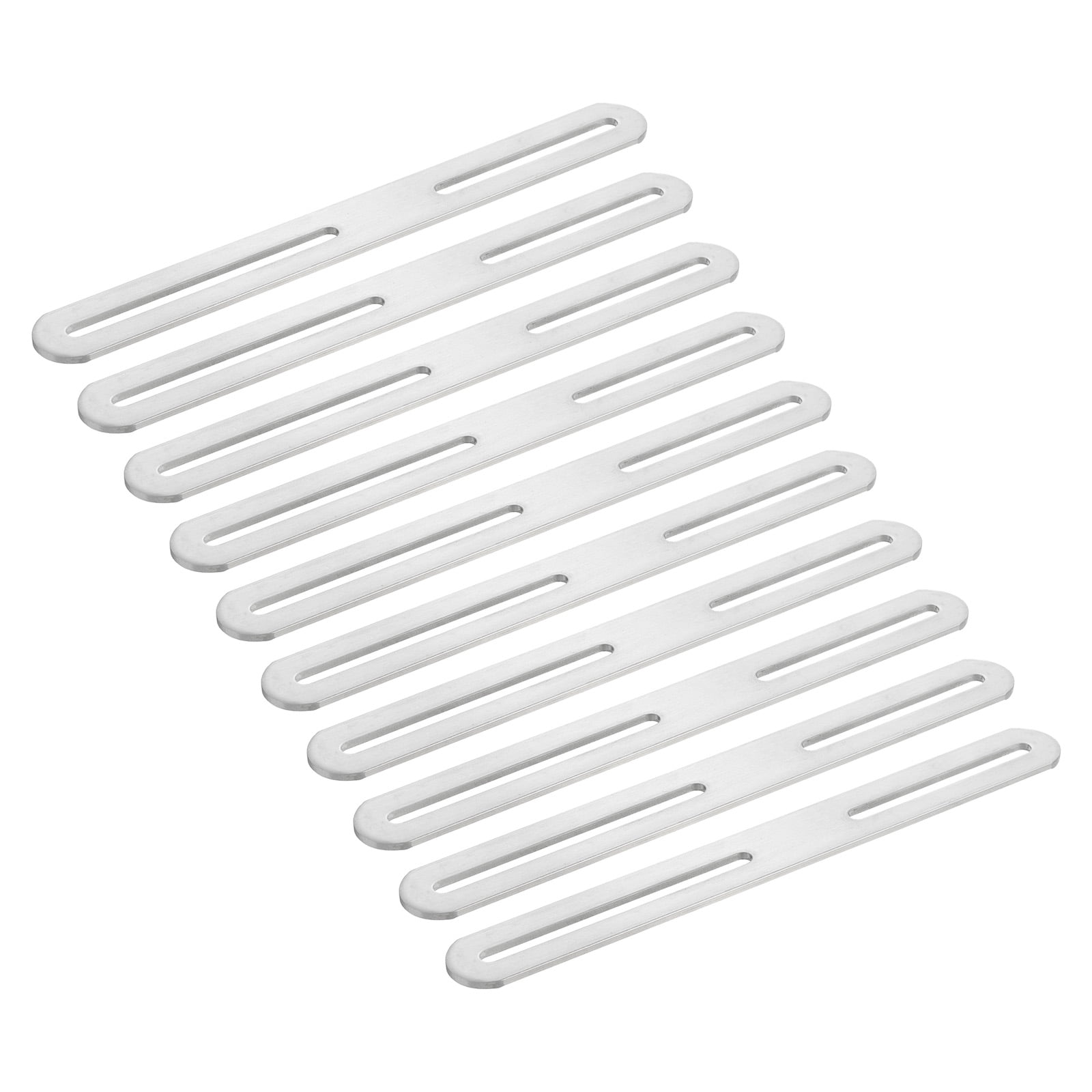 Uxcell 10Pack 8.46 x 0.94 Inch Adjustable Flat Mending Plate Support ...