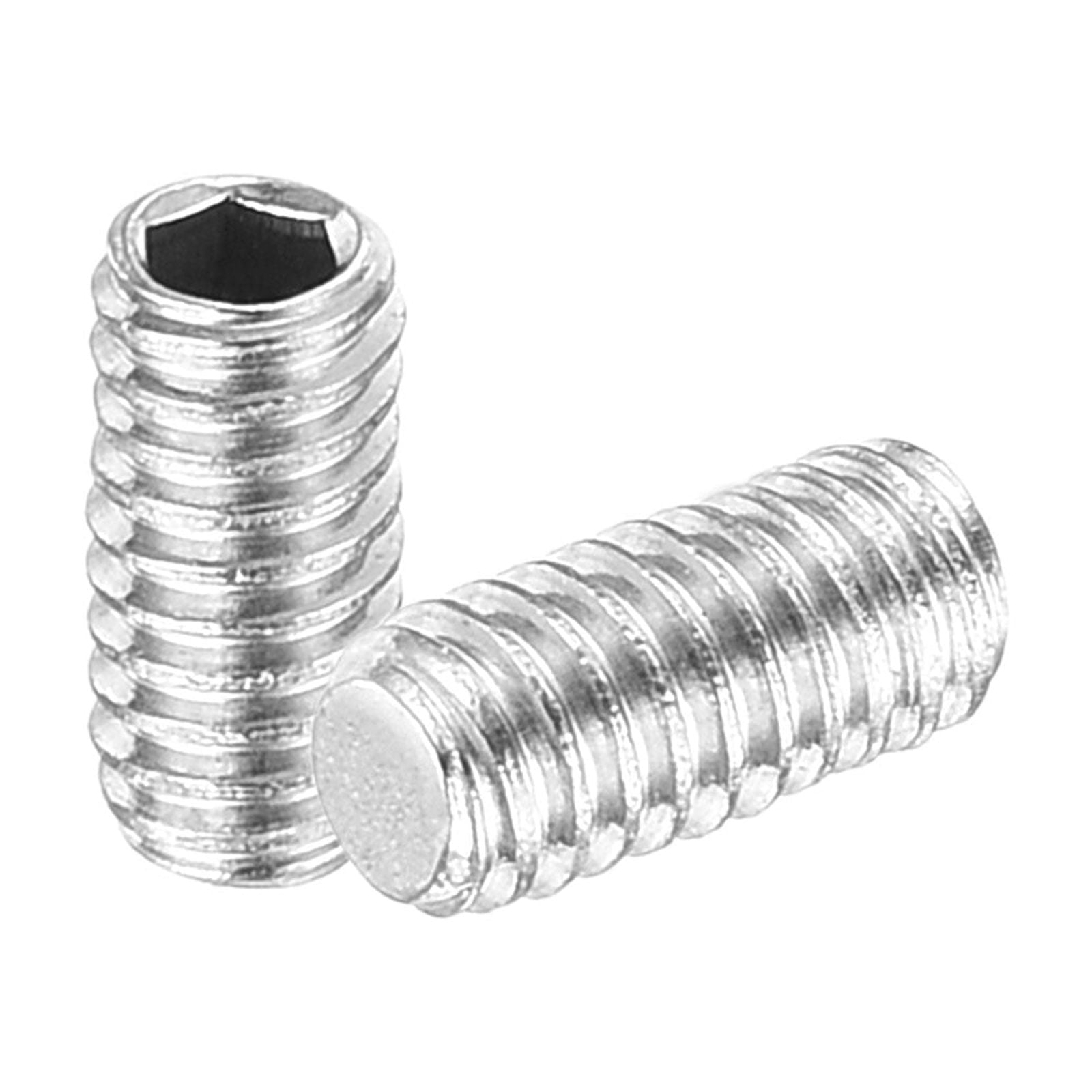 Uxcell 10Pack Hex Socket Grub Screw, M2.5x5mm 304 Stainless Steel Head ...