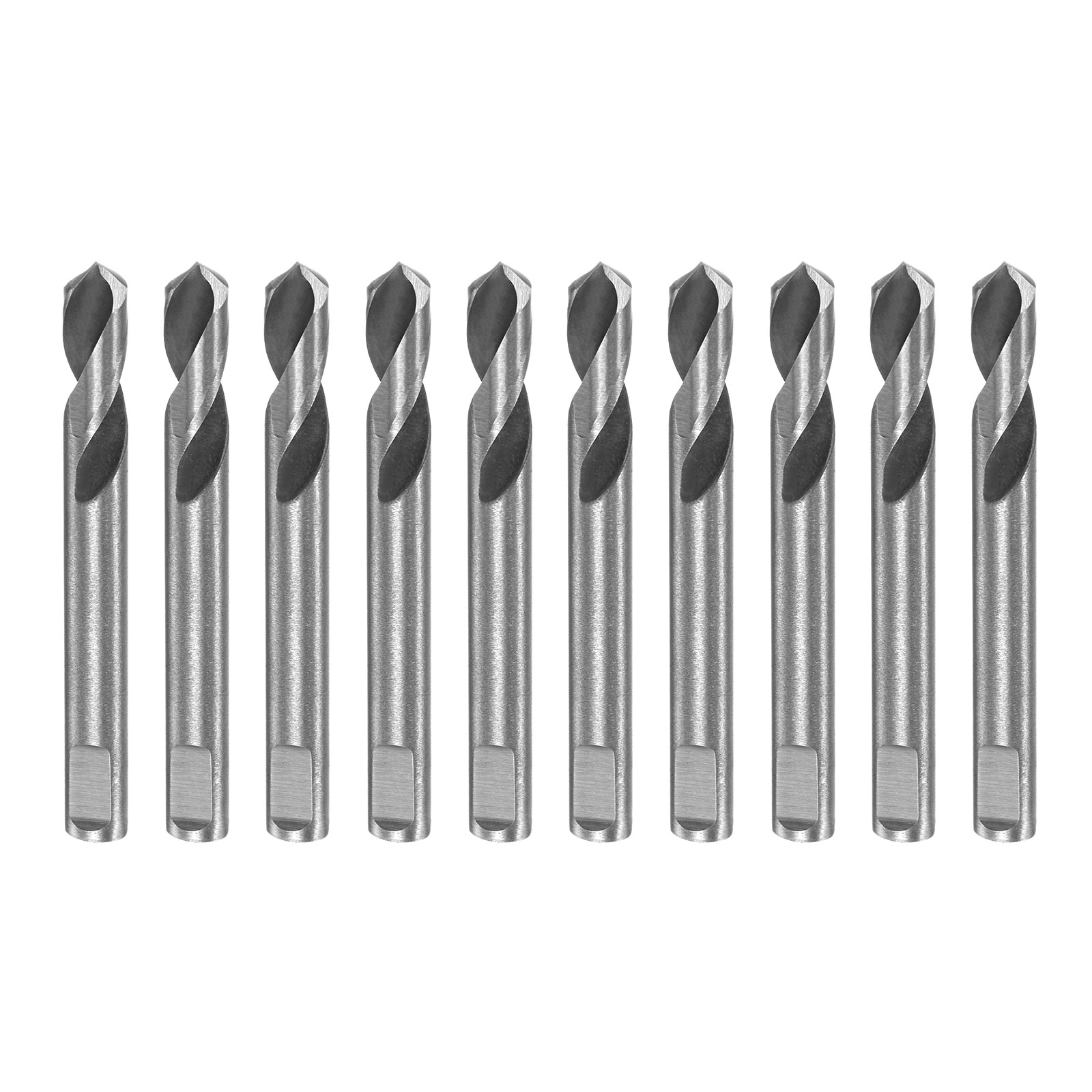 Uxcell 10Pack High-speed Steel Drill Bits, 6mmx55mm for Hole Saws Arbor ...