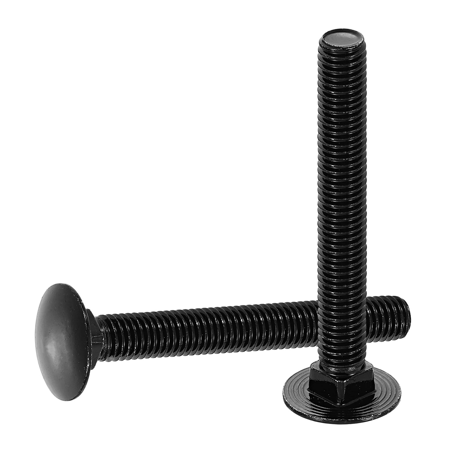 Uxcell 10Pack M10 x 80mm Stainless Steel Carriage Bolts Round Head ...