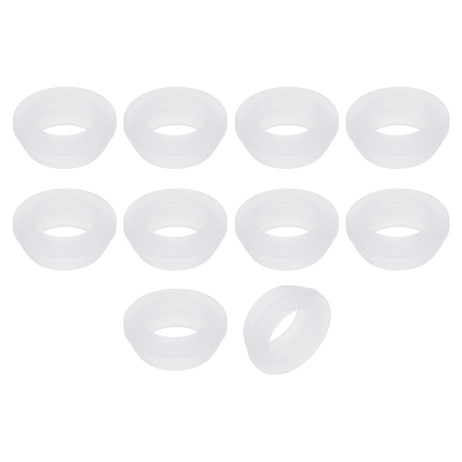 Uxcell 10Pack Rubber Grommets 20mm Drill Hole, 16mm ID Hole Top Hat ...