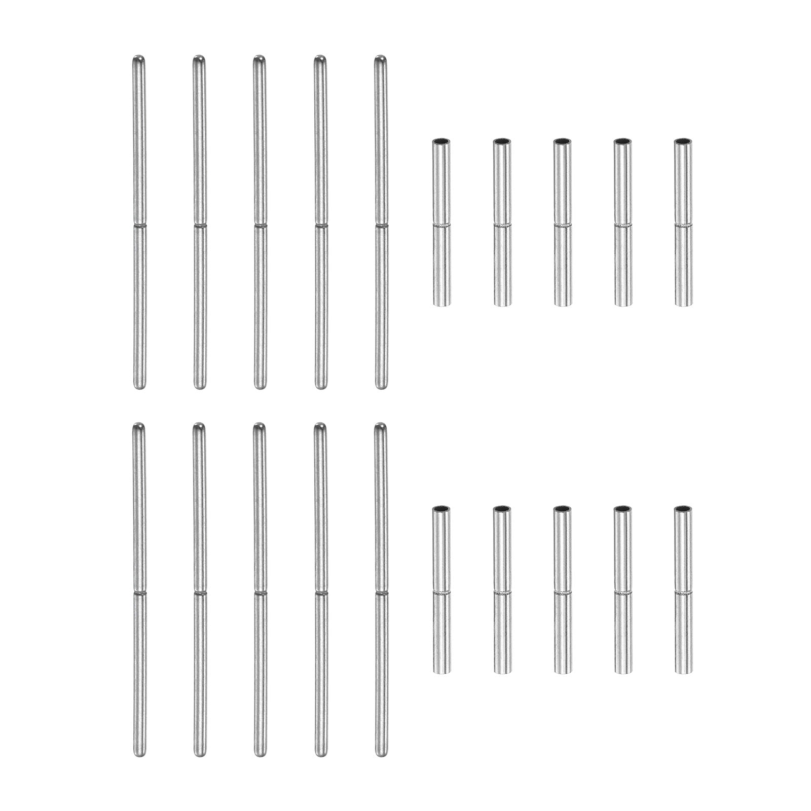 Uxcell 10Pack Watch Strap Tubes Pins, 1.1mm Tube Dia, 18mm Pin Length ...