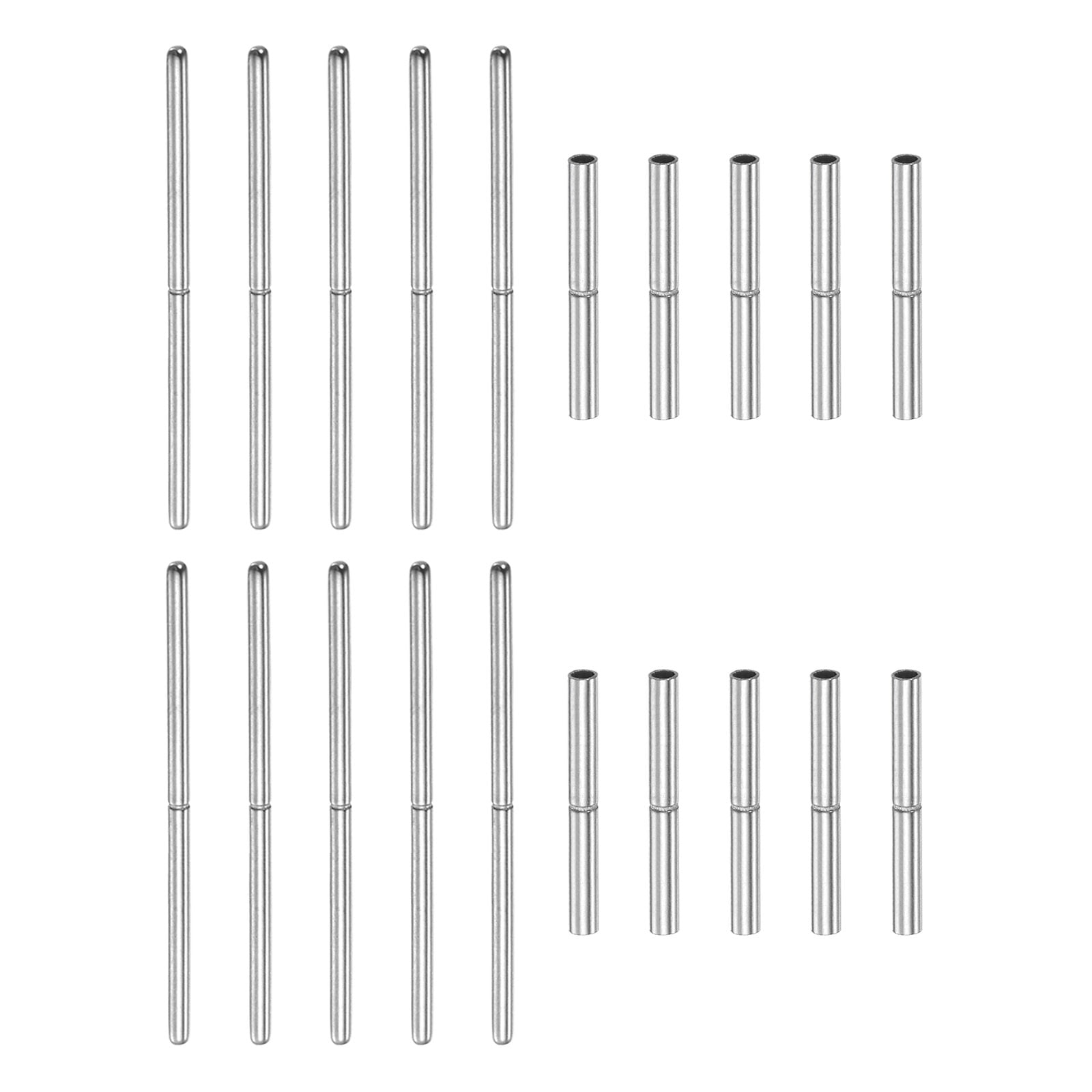 Uxcell 10Pack Watch Strap Tubes Pins, 1.2mm Tube Dia, 21mm Pin Length ...
