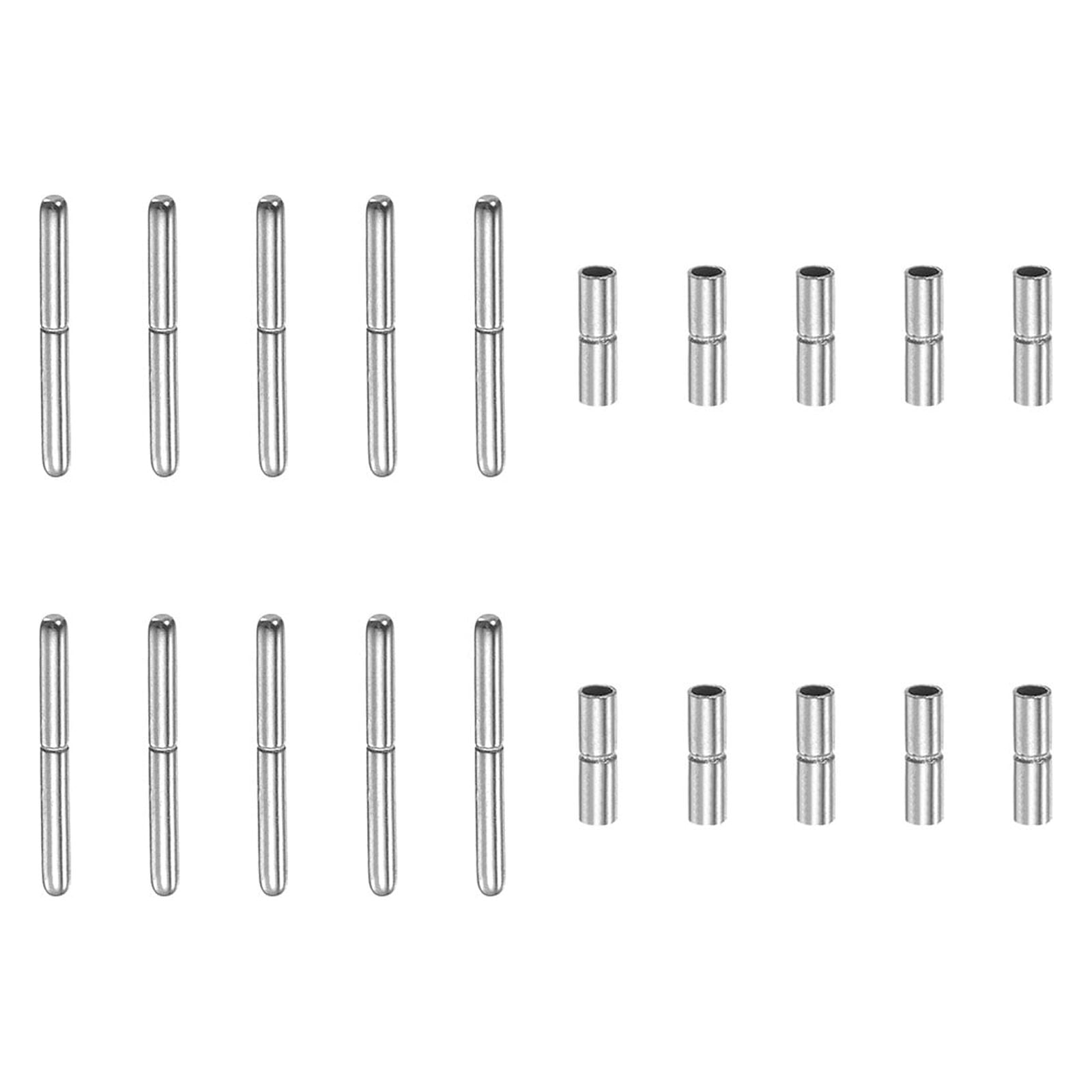 Uxcell 10Pack Watch Strap Tubes Pins, 1.2mm Tube Dia, 8mm Pin Length ...