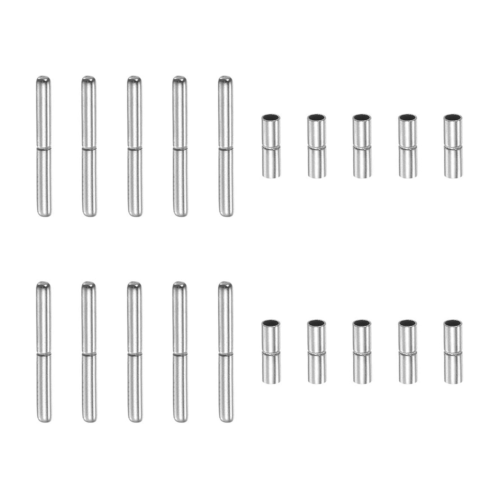 Uxcell 10Pack Watch Strap Tubes Pins, 1.3mm Tube Dia, 8mm Pin Length ...