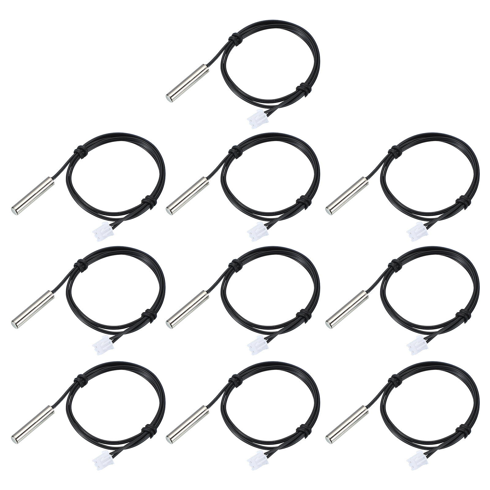 Uxcell 10Pcs 10K 16 inch 3470 Copper Temperature Sensor Probe with ...