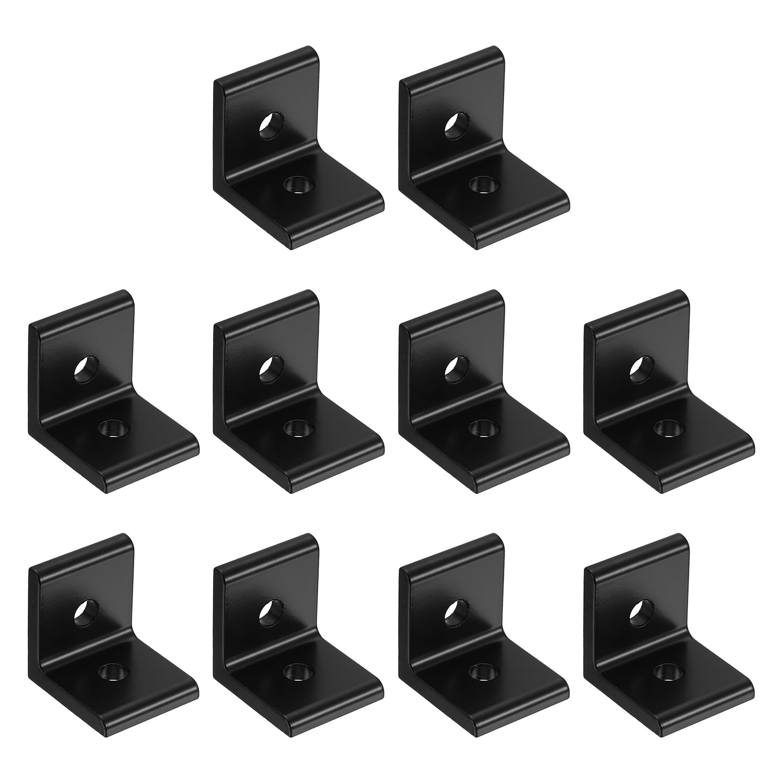 Uxcell 10Pcs 2 Hole Inside Corner Bracket, L Bracket Connector for 4040 ...