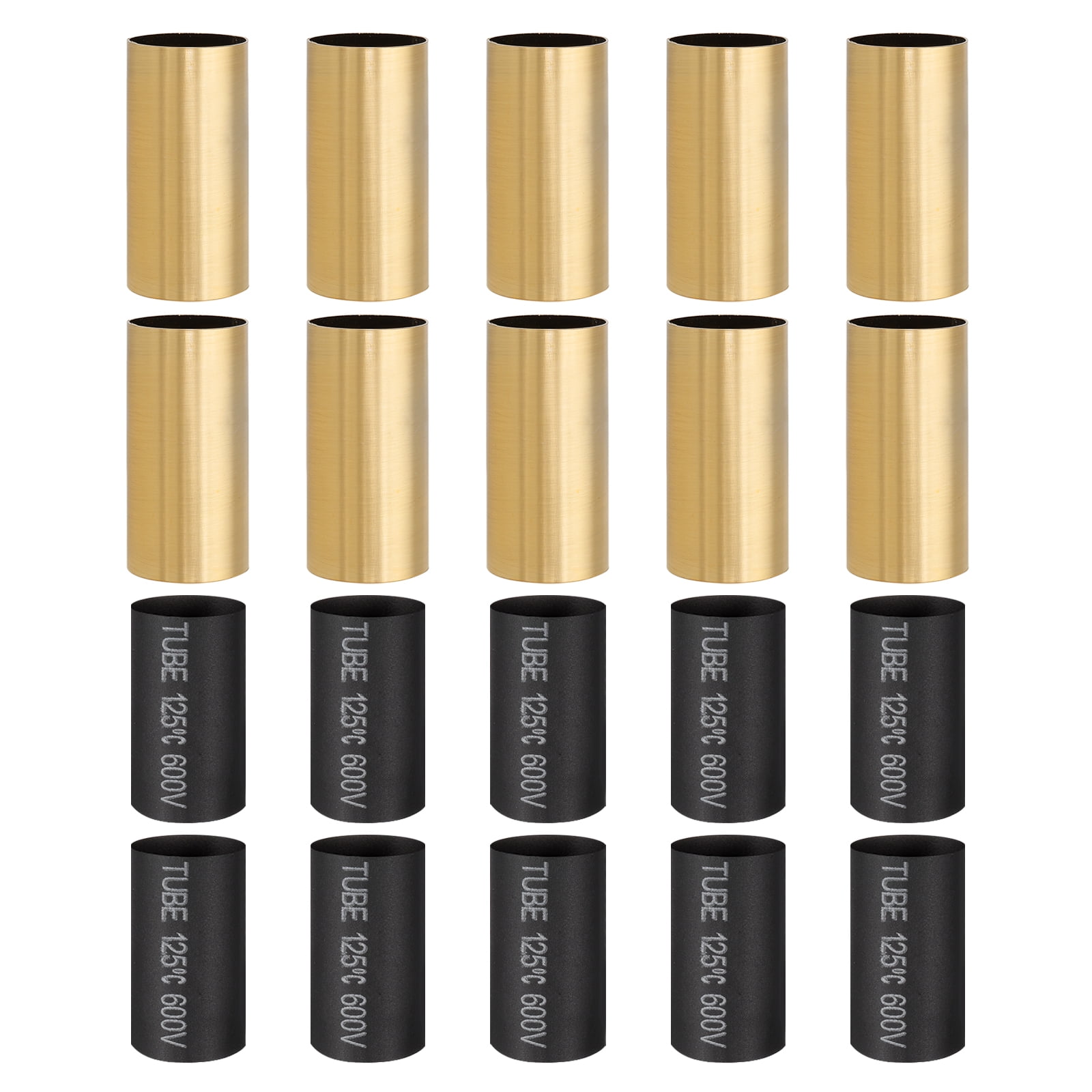 Uxcell 10Pcs 2" Tall E12 Candle Covers Sleeves with Insulation Tube ...
