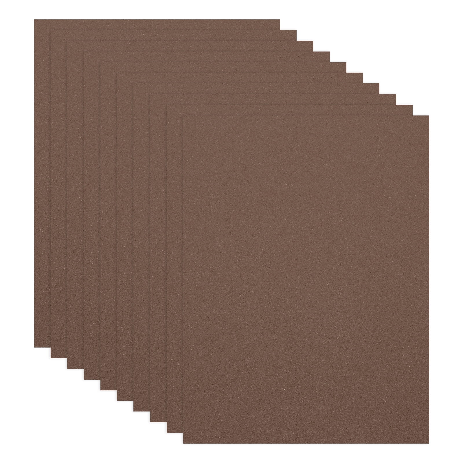 Uxcell 10Pcs Brown EVA Foam Sheets, 15.7 x 11.8 Inches 1mm Thick Foam ...