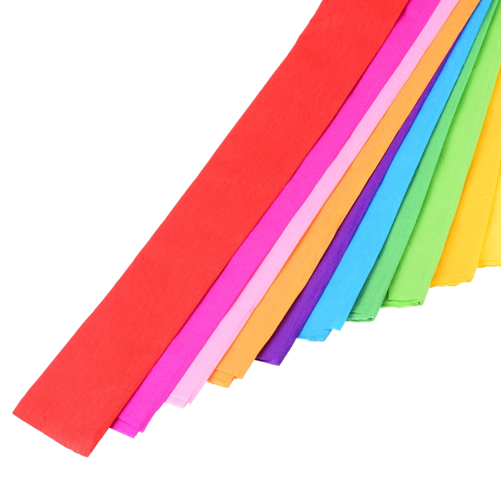 Uxcell 10Pcs Crepe Paper Roll Crepe Paper Decoration 3.1ft Long 2 Inch ...