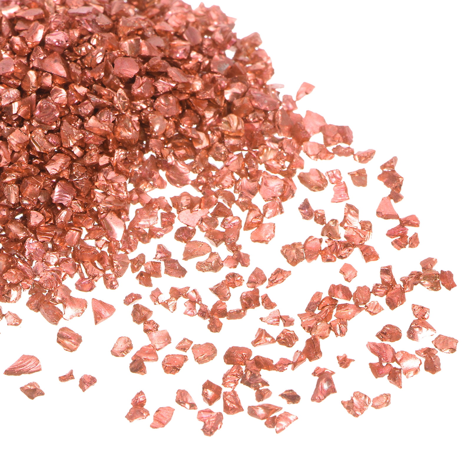 Uxcell 10Pcs Crushed Glass Chips 100g 2.5mmx4mm Irregular Metallic ...