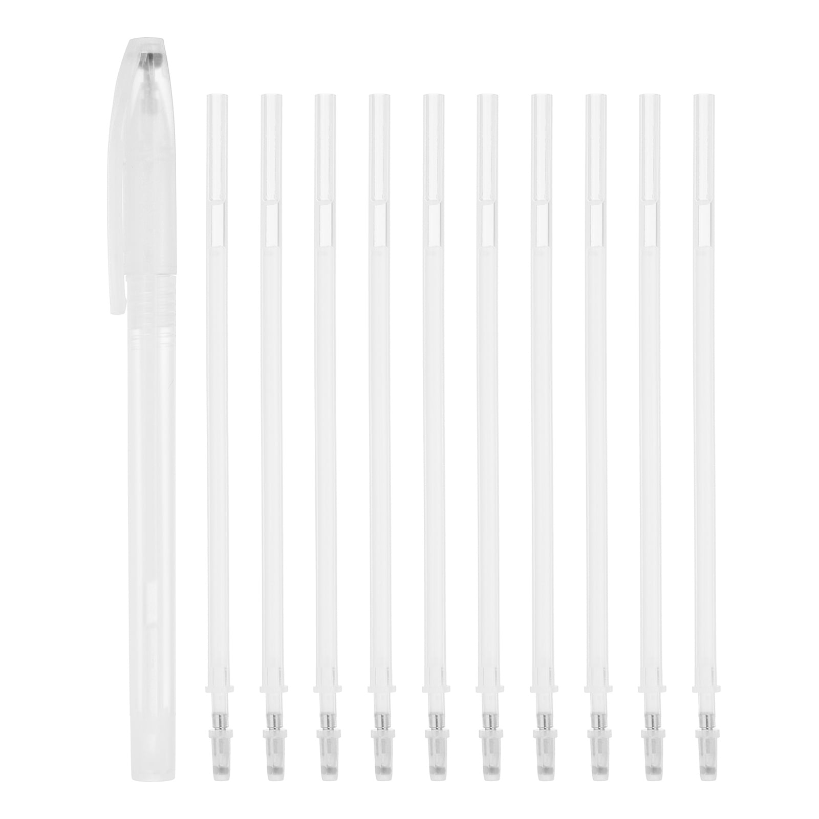 Uxcell 10Pcs Erasable Gel Pens Refills, 1mm Heat Erasable Pens for ...