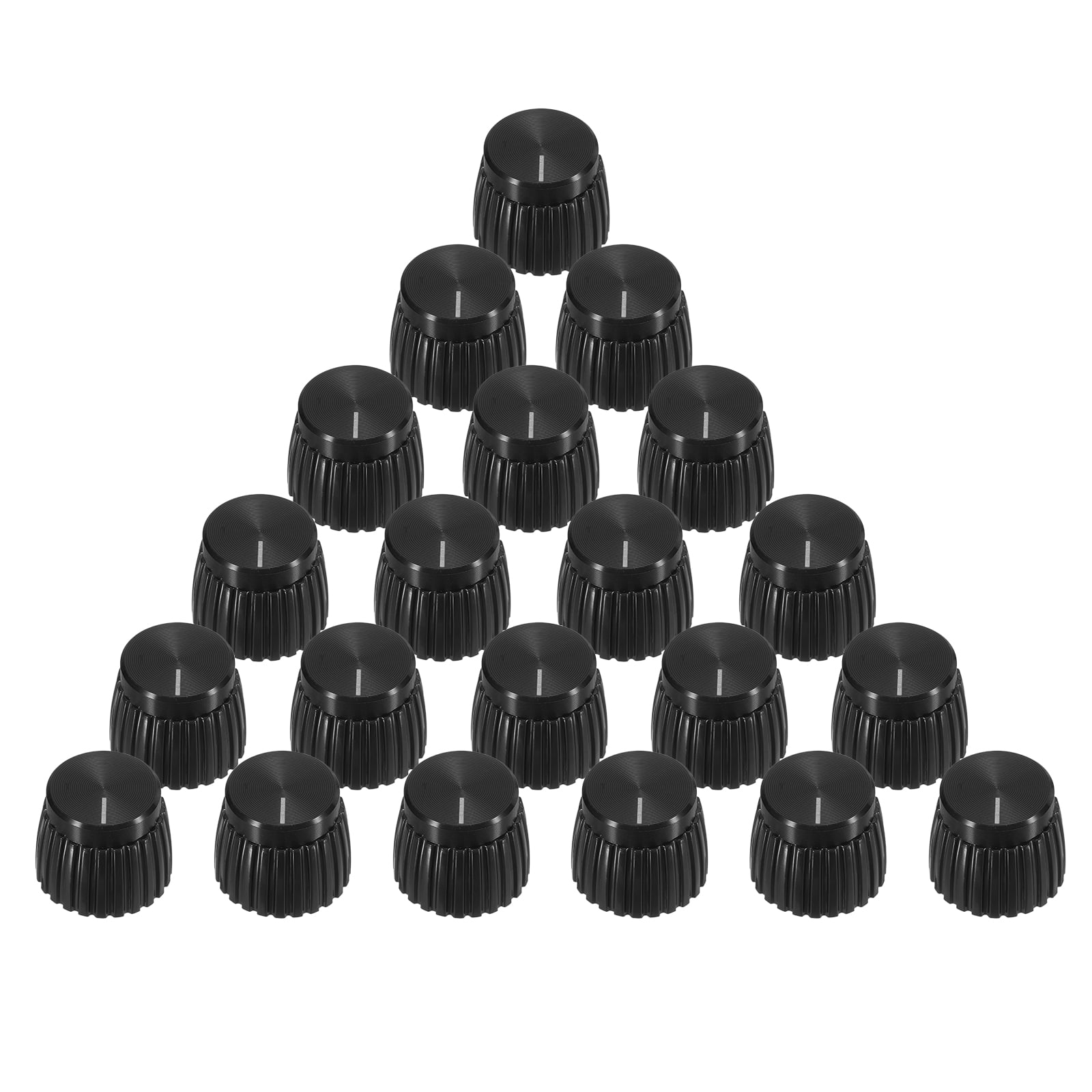 20Pcs Guitar Amplifier Push on Fit Knobs for 6mm/0.24" Dia ...