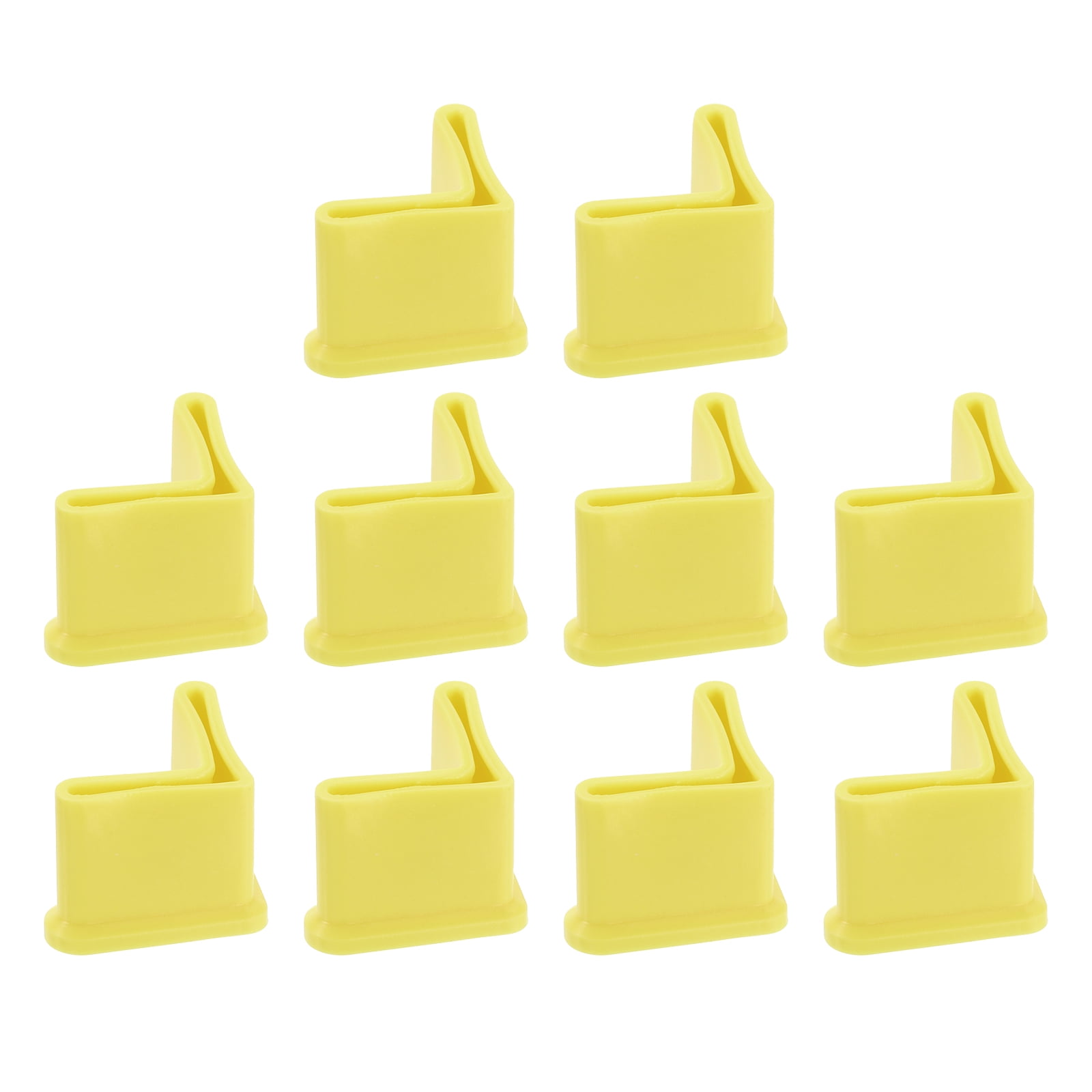 Uxcell 10Pcs L Shape Leg Pads, 1.18" x 1.18" PVC Furniture Leg Cover ...