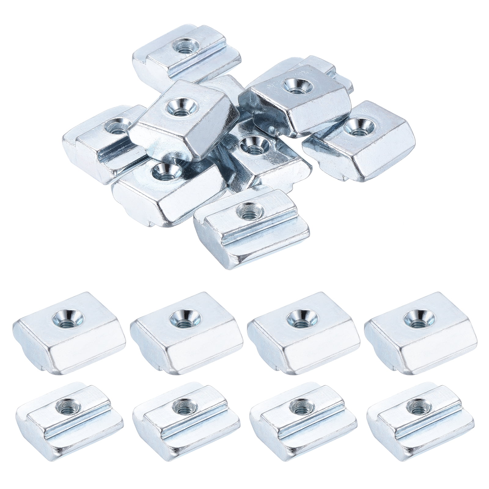 Uxcell 10Pcs M4 T Nut Tee Sliding Slot Nut T-Slot Nut for 4040 Series ...