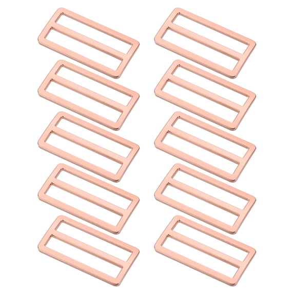 Uxcell 10Pcs Metal Slide Buckle, 2" Metal Zinc Alloy Adjustable Buckle ...