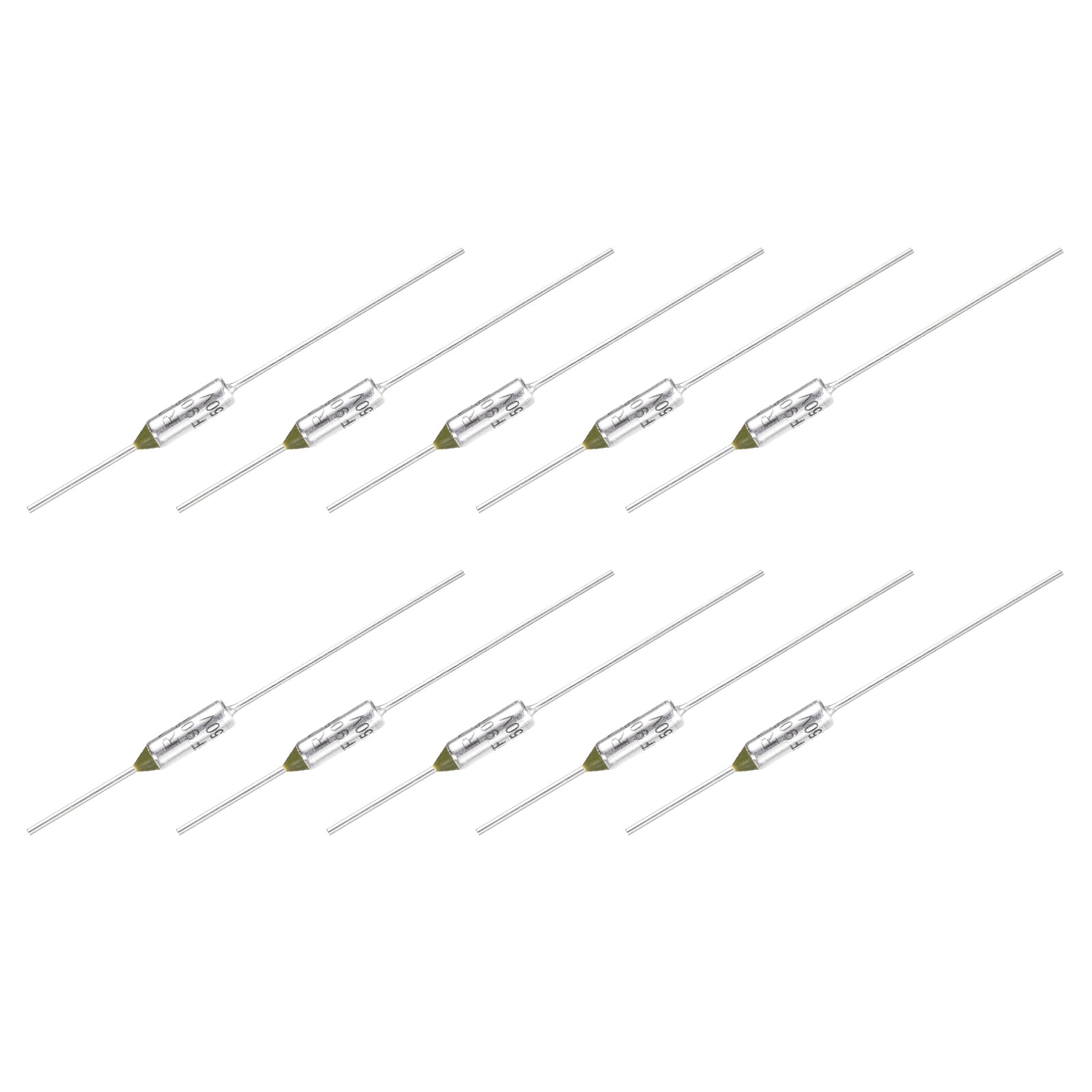 Uxcell 10Pcs Metal Temperature Thermal Fuse RY90 90 °C 194 °F 10A 250V ...