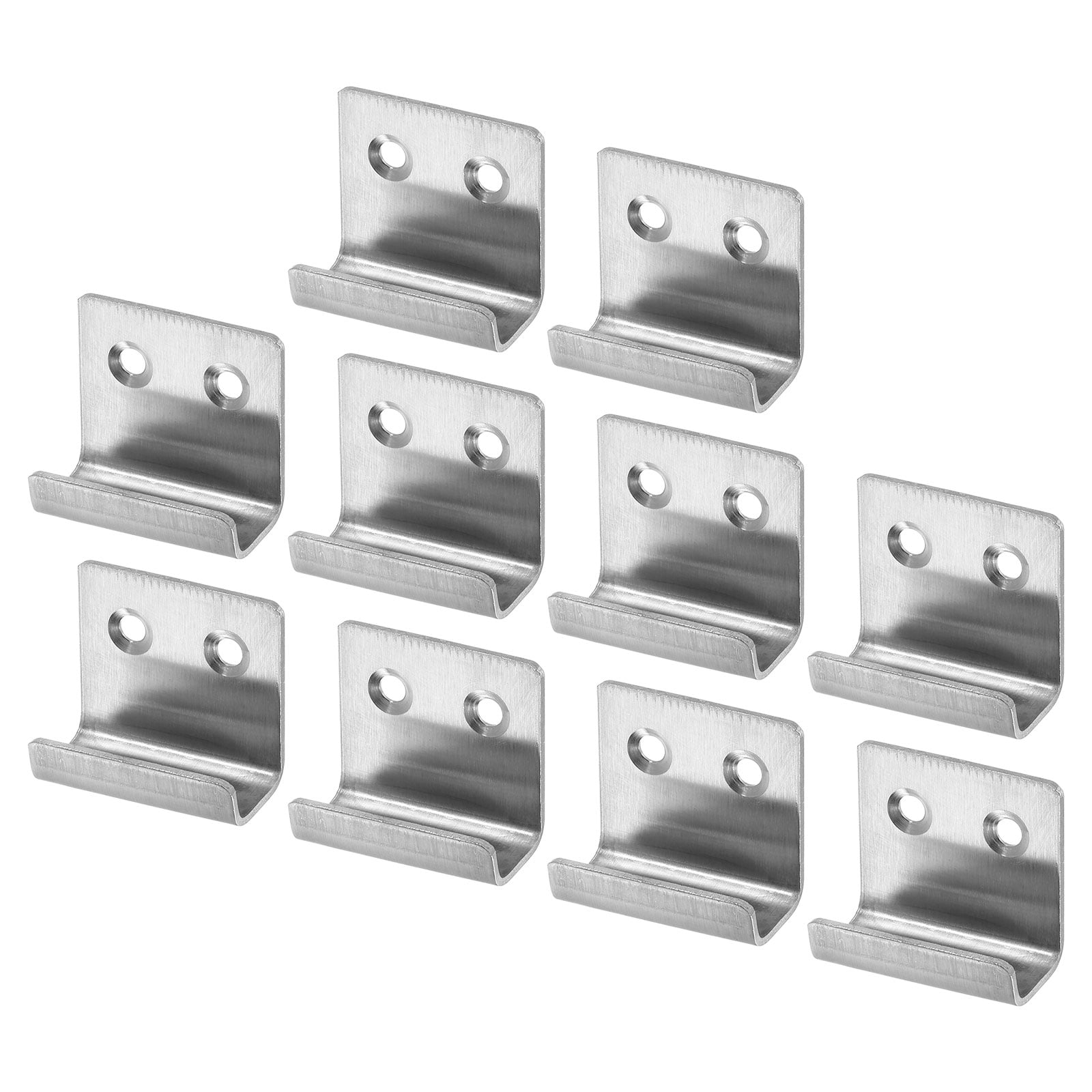 Uxcell 10Pcs Mounting Bracket, 40x35mm Tile Display Wall Hangers, Wall ...