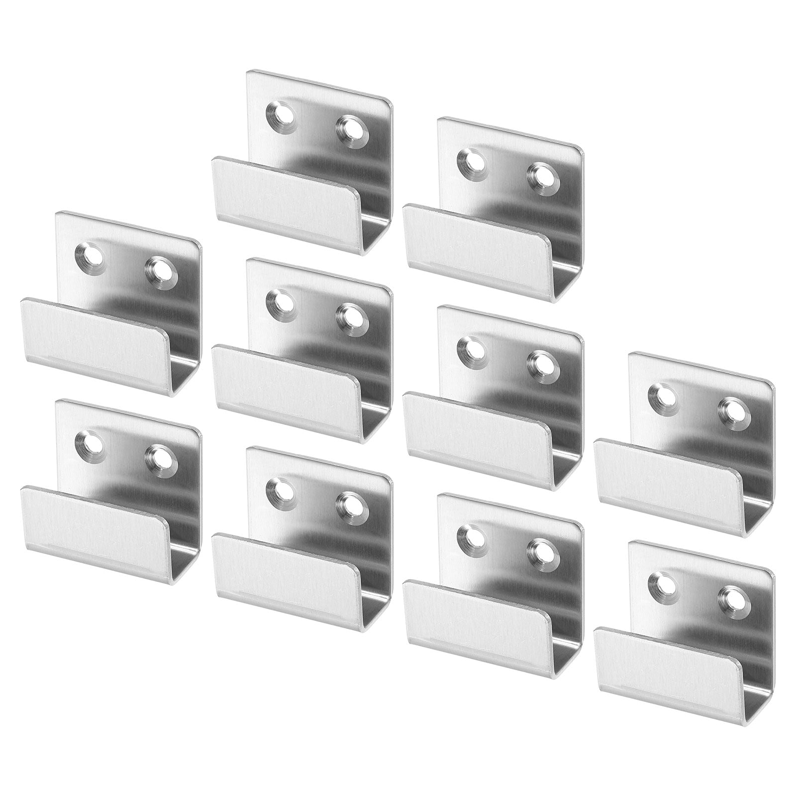 Uxcell 10Pcs Mounting Bracket, 40x36mm Tile Display Wall Hanger, Wall ...