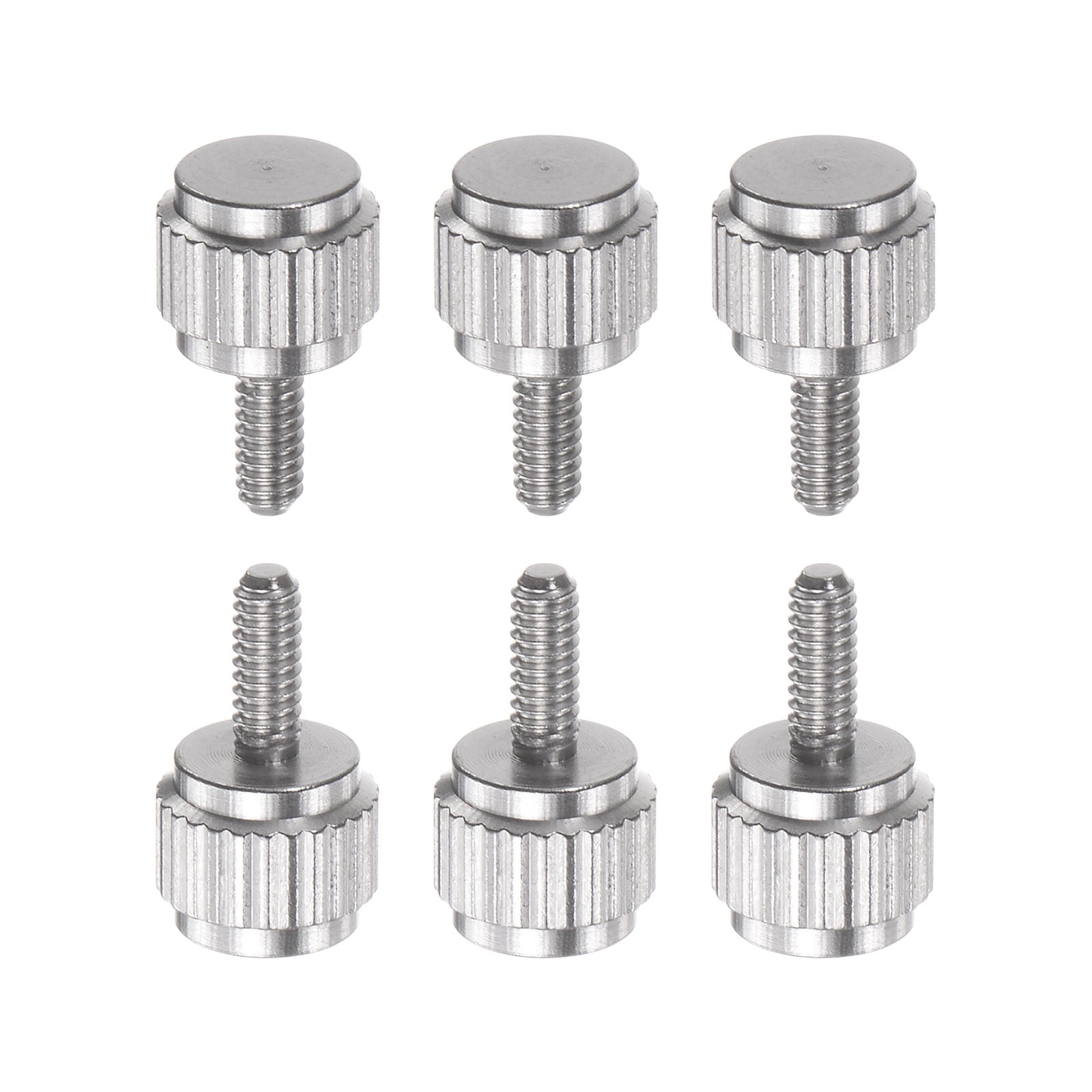 Uxcell 10Pcs Round Flat Head Knurled Thumb M2x5mm Hand Clamping ...