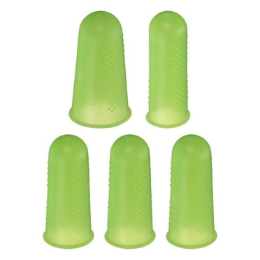CLAIRLA Silicone Thimble for Counting - Non-Slip Rubber Gel Finger Tips ...