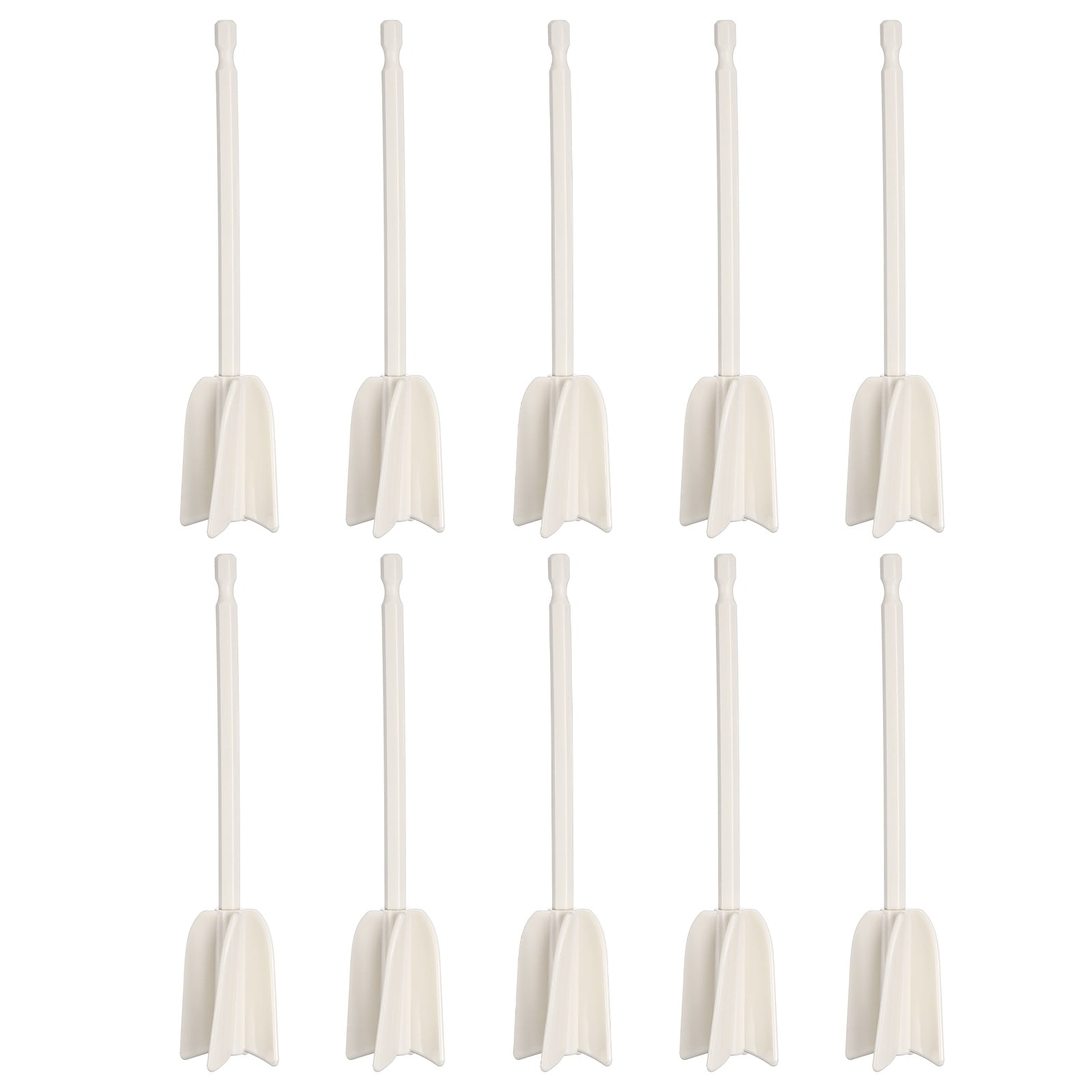 Uxcell 10Pcs Silicone Resin Mixer Paddles, 6.5" ABS Plastic Paint ...