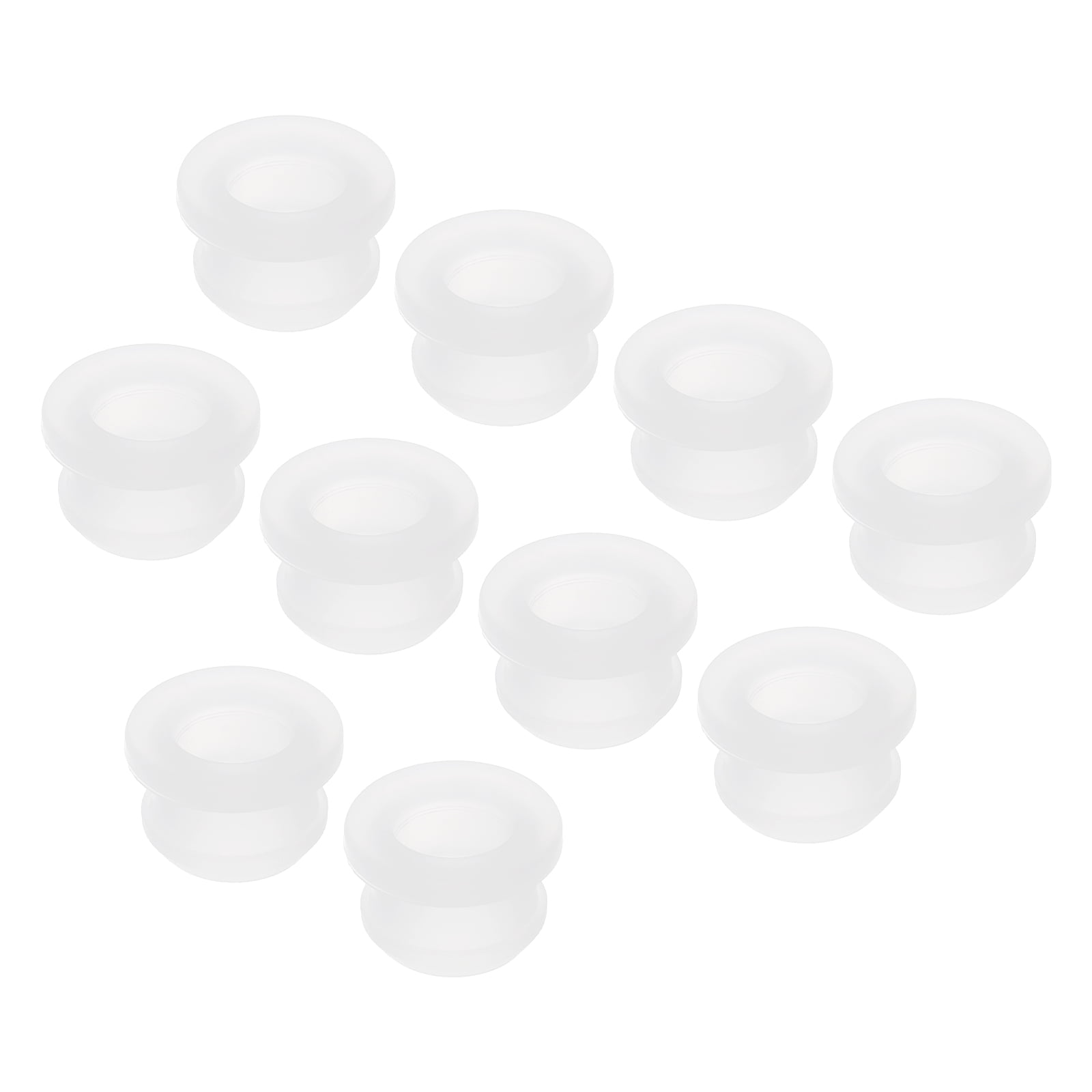 Uxcell 10Pcs Snap Rubber Grommet Hole Plug Mount Dia 15mm ID 11mm H 11 ...