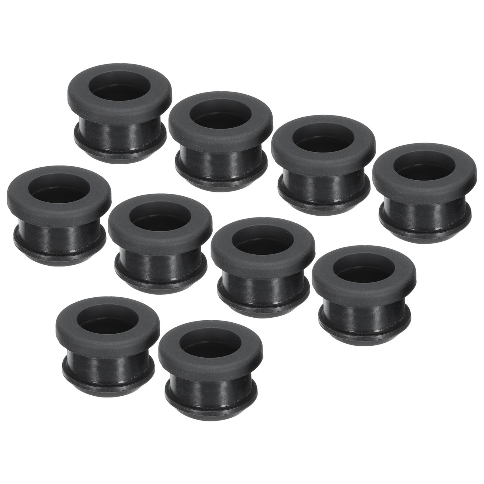 Uxcell 10Pcs Snap Grommet Plug, 14mm Dia, 10.5mm ID, Wire Hole Cover ...