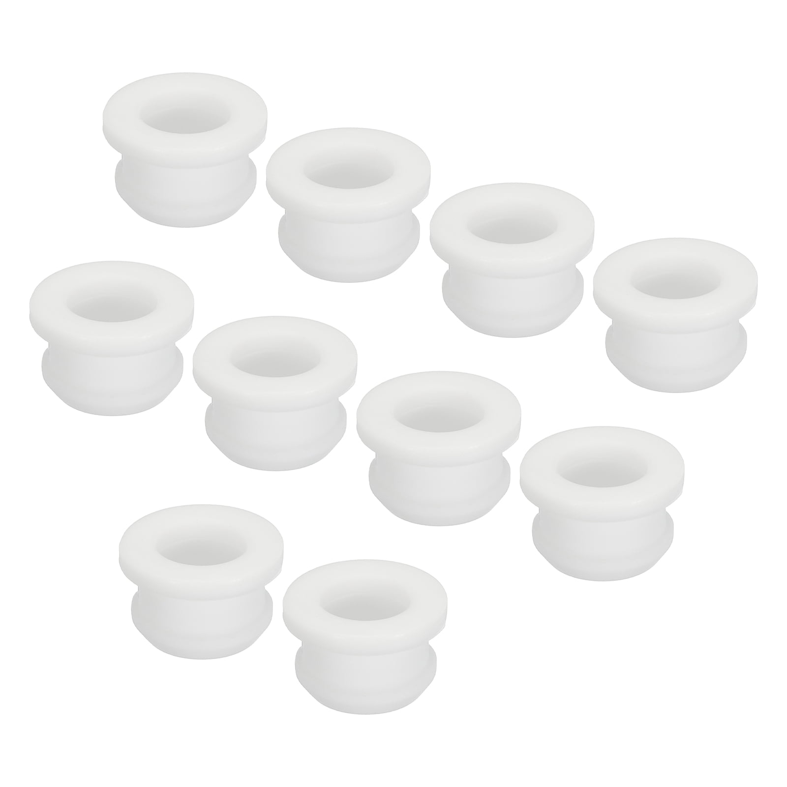 Uxcell 10Pcs Snap Rubber Grommet Plug Mount Dia 19mm ID 9mm Seal Anti ...