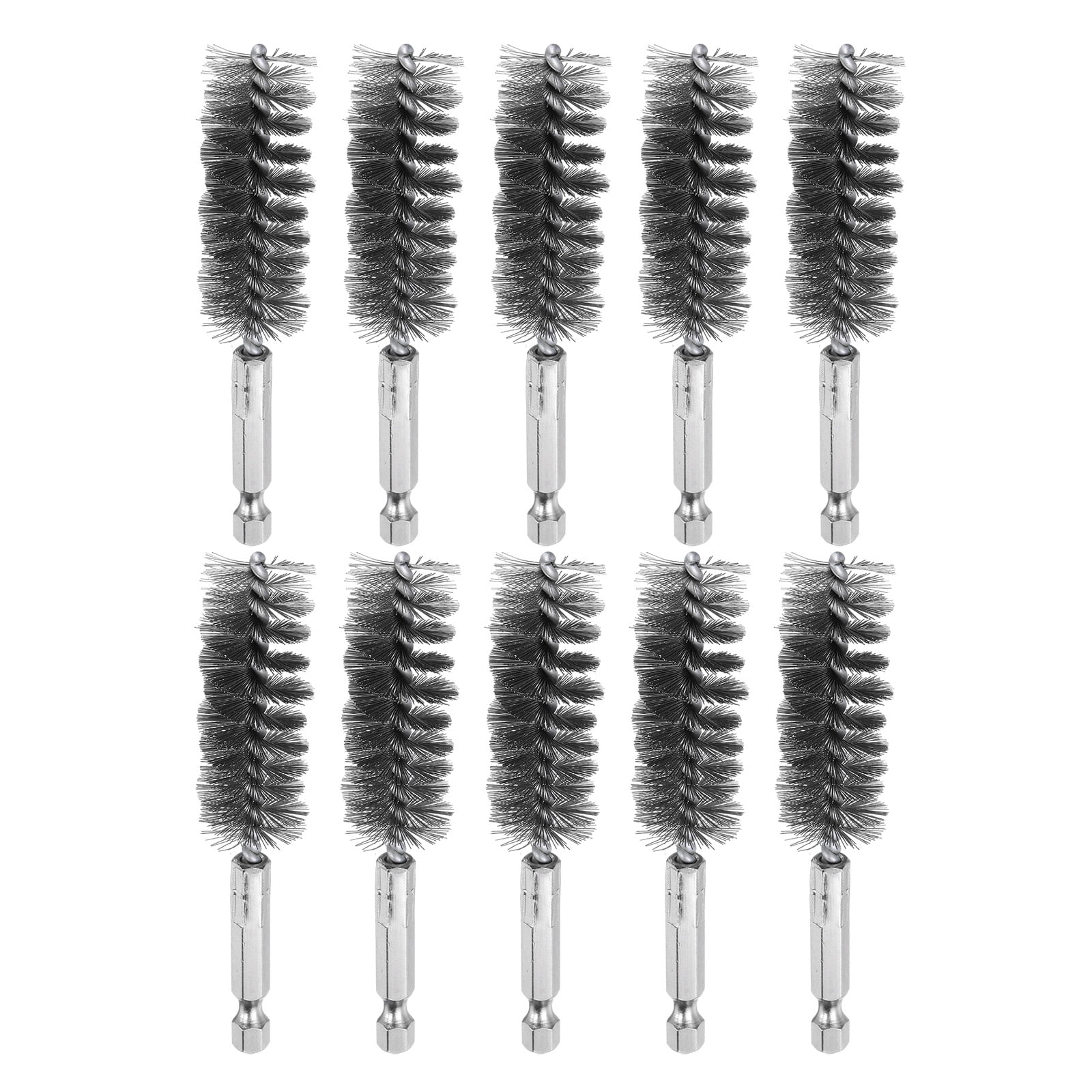 Uxcell 304 Stainless Steel Bore Brush Cleaning Twisted Wire Brush with ...