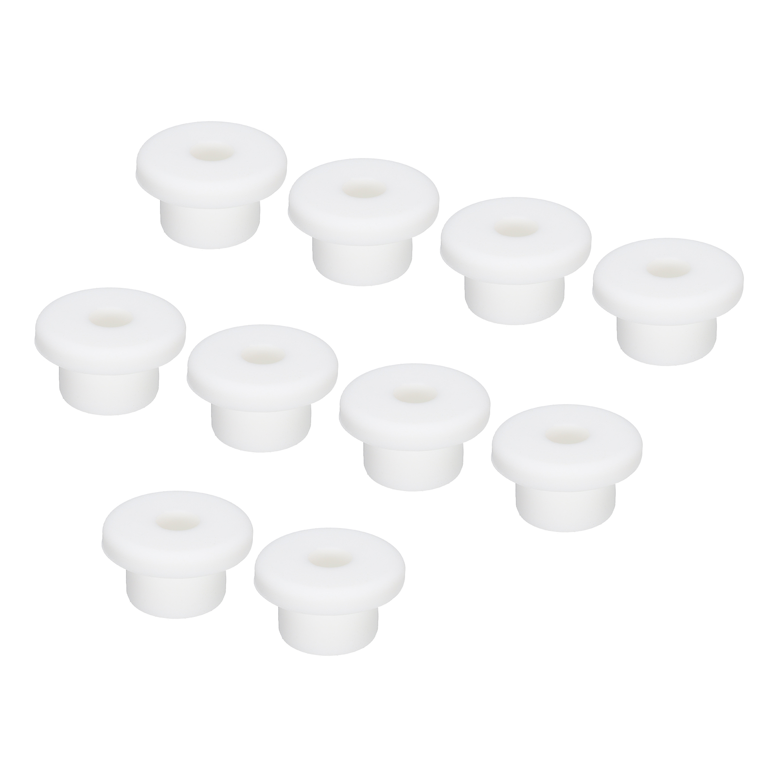Uxcell 10Pcs T Type Rubber Grommet Mount Dia 16mm 23x7x13mm Seal ...