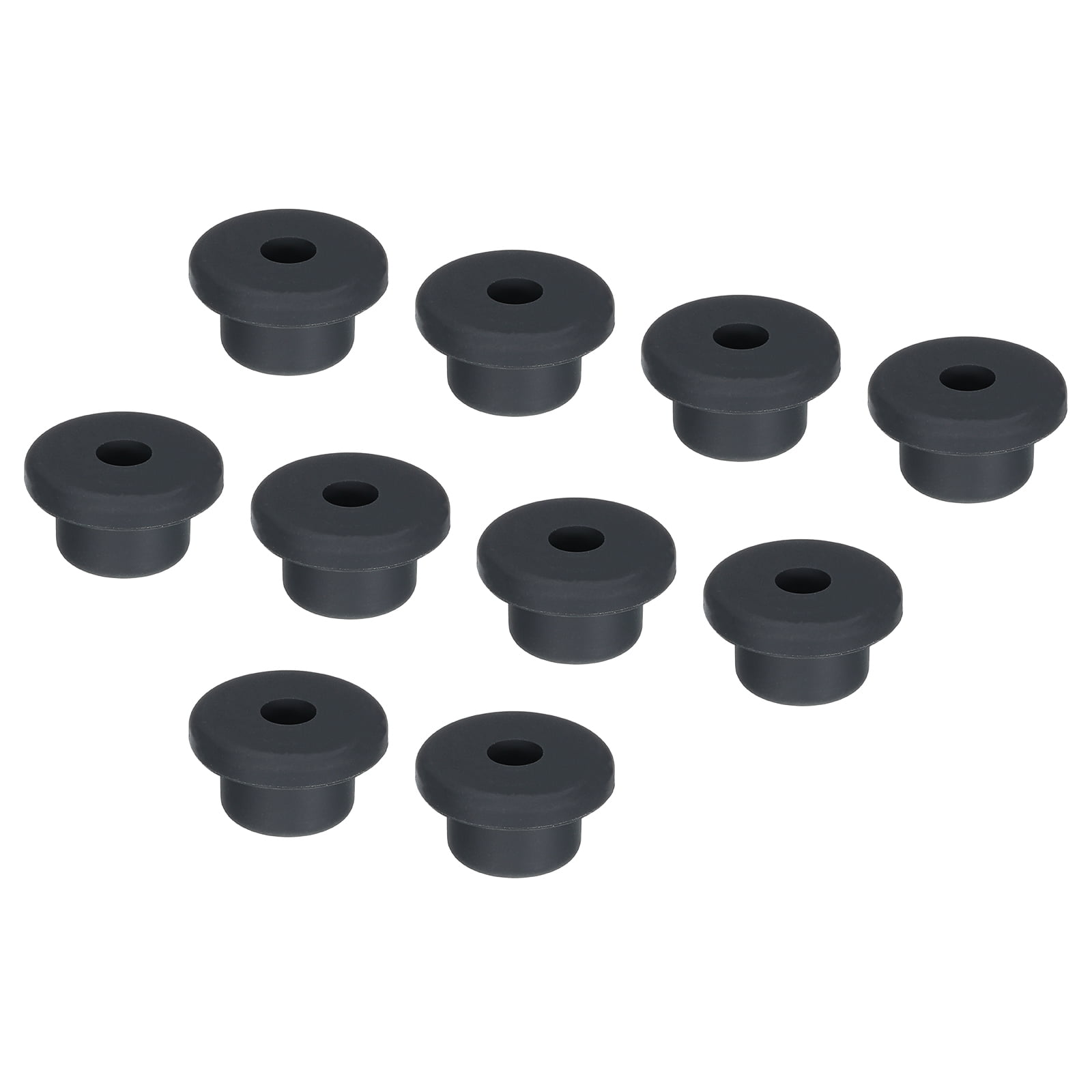 Uxcell 10Pcs T Type Rubber Grommet Mount Dia 17mm 24x7x14mm Seal ...