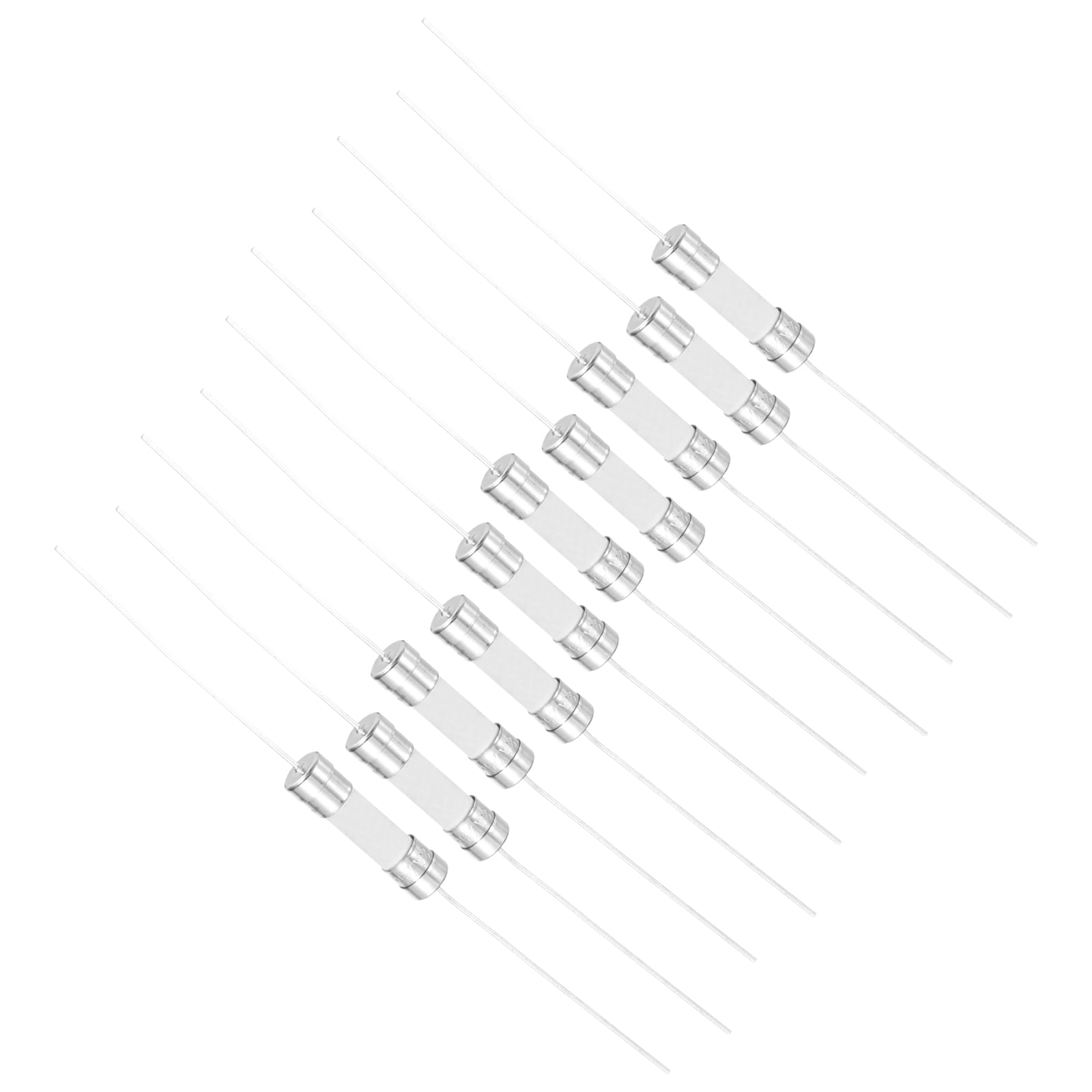 Uxcell 10Pcs Time Delay Fuse Wire Ceramic Fuses 5mm x 20mm 250V T8A ...