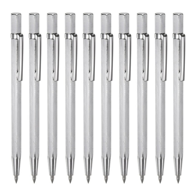 Uxcell 10Pcs Tungsten Carbide Tip Scriber with Clip Alloy Etching Pen ...