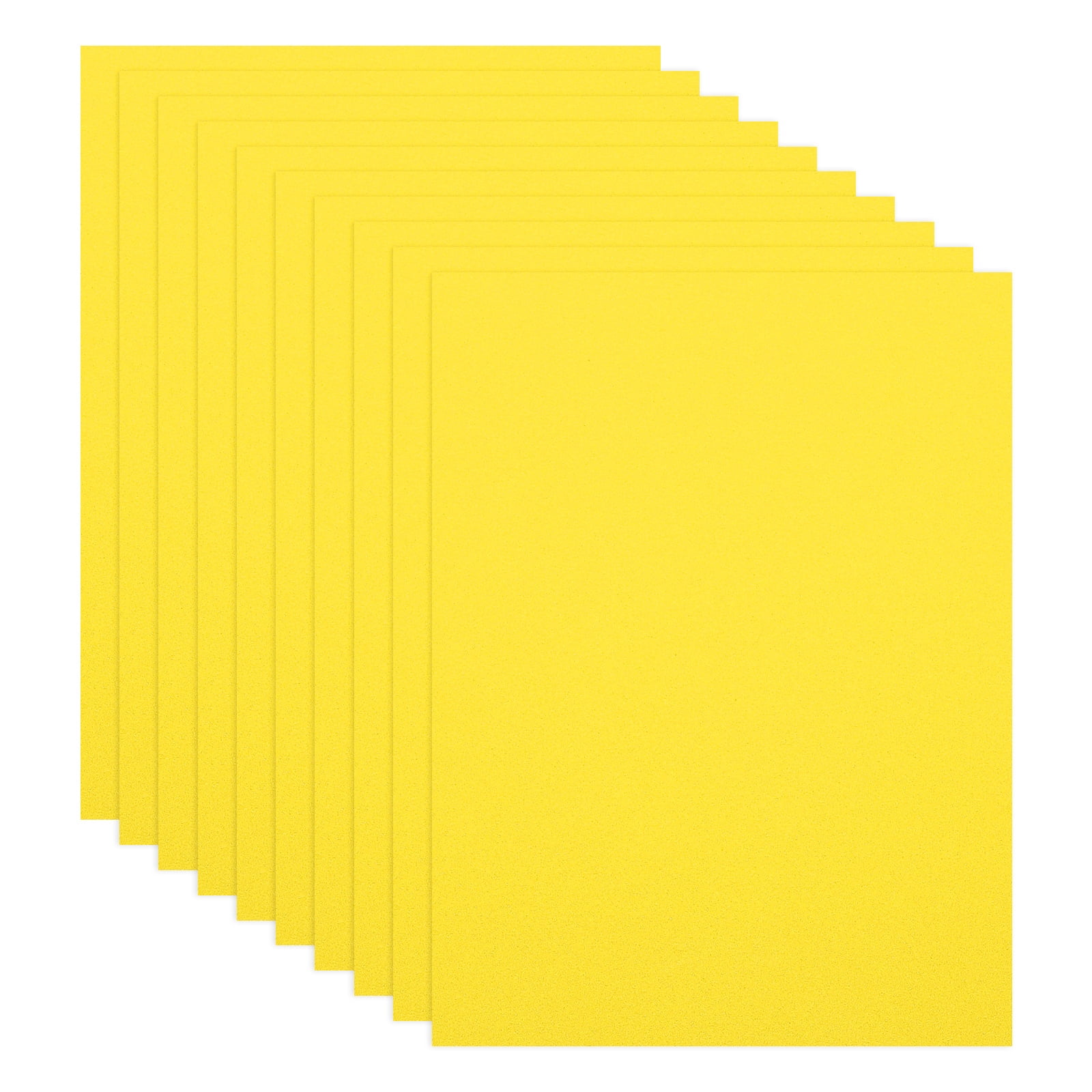 Uxcell 10Pcs Yellow EVA Foam Sheets, 15.7 x 11.8 Inches 1mm Thick Foam ...
