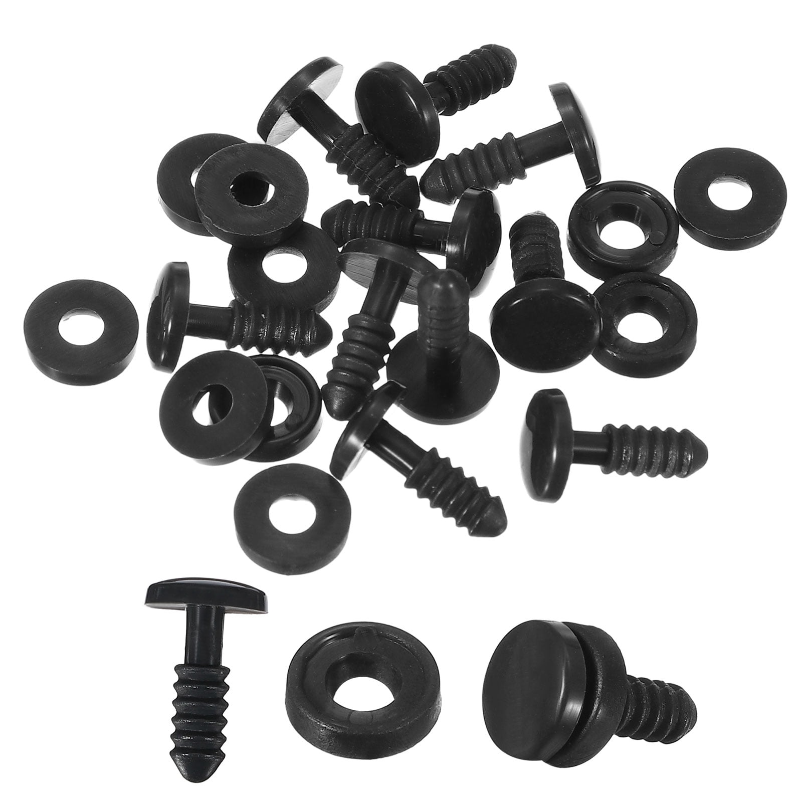 Uxcell 10Set 10mm 3/8" Doll Joints, Plastic Removable Animal Joints ...