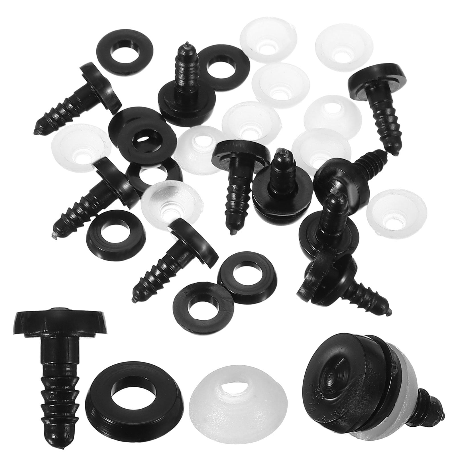 Uxcell 10Set 12mm 1/2" Doll Joints, Plastic Removable Animal Joints ...