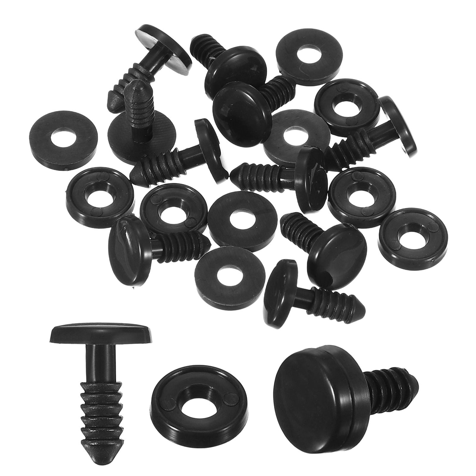 Uxcell 10Set 12mm 1/2" Doll Joints, Plastic Removable Animal Joints ...