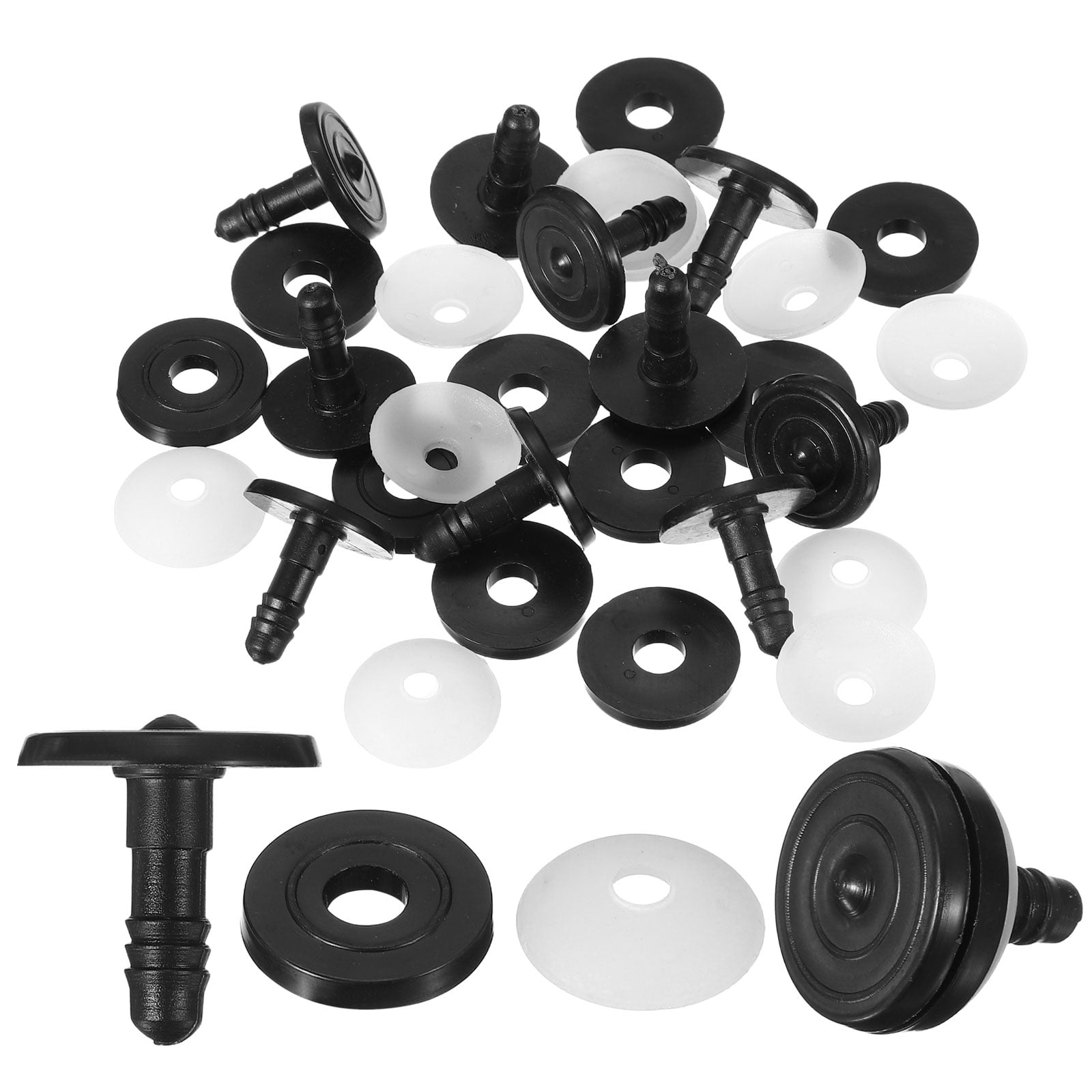 Uxcell 10Set 25mm 1" Doll Joints, Plastic Removable Animal Joints ...