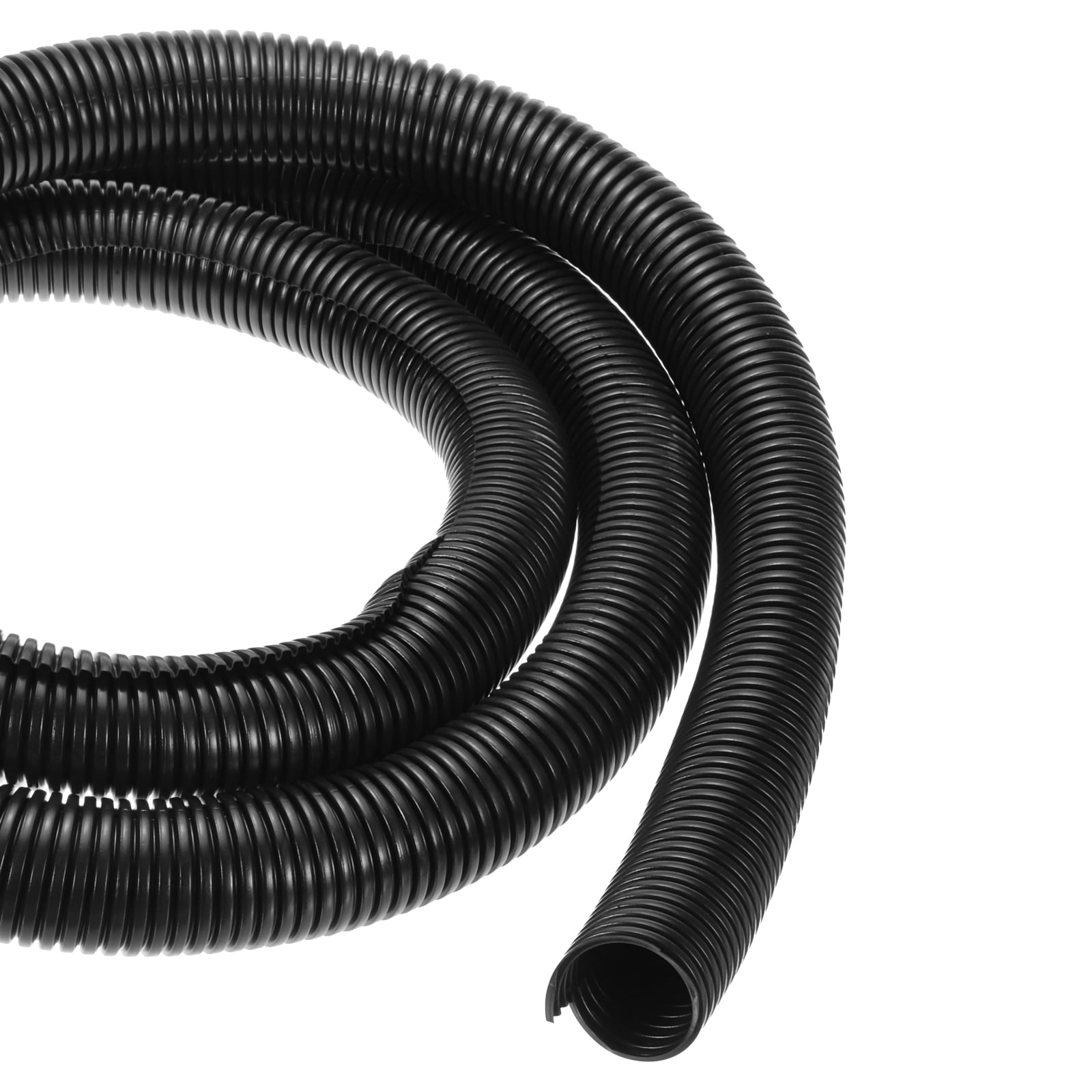 Uxcell 10ft 1 1/2 Inch Black Wire Loom Split Tubing Cord Protectors ...