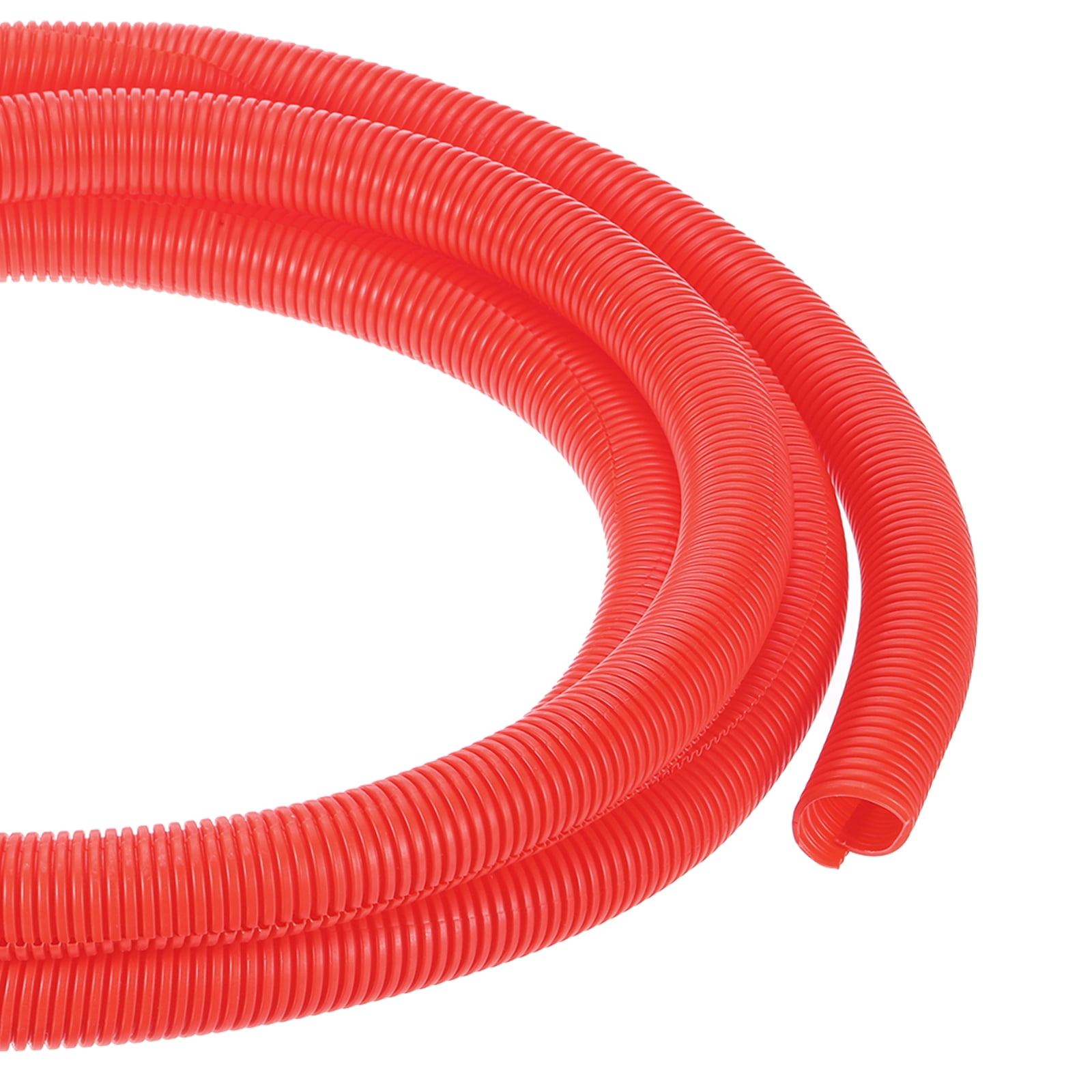 Uxcell 10ft 3/4 Inch Red Wire Loom Split Tubing Cord Protectors ...