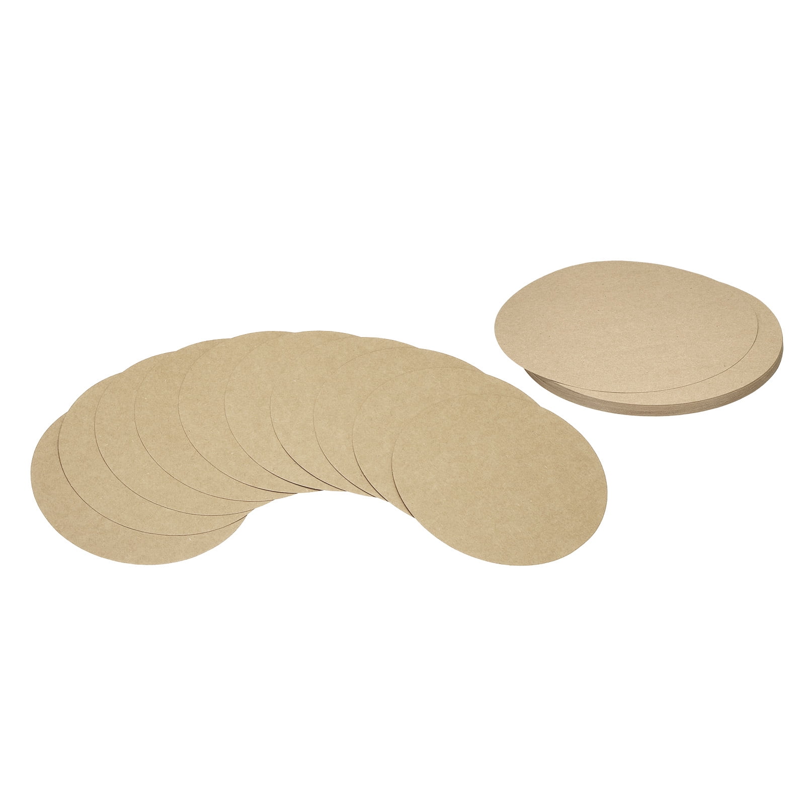 Uxcell 10inch Circle Card Stock, 36Pcs Round Shape Cutouts Paper, Kraft ...