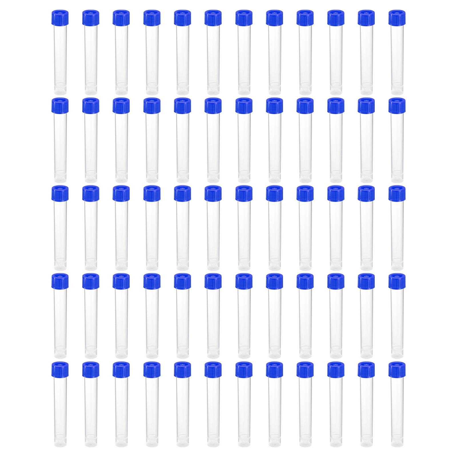 Uxcell 10mL Plastic Test Tubes, 60 Pack Frozen Test Tube Vial Container ...