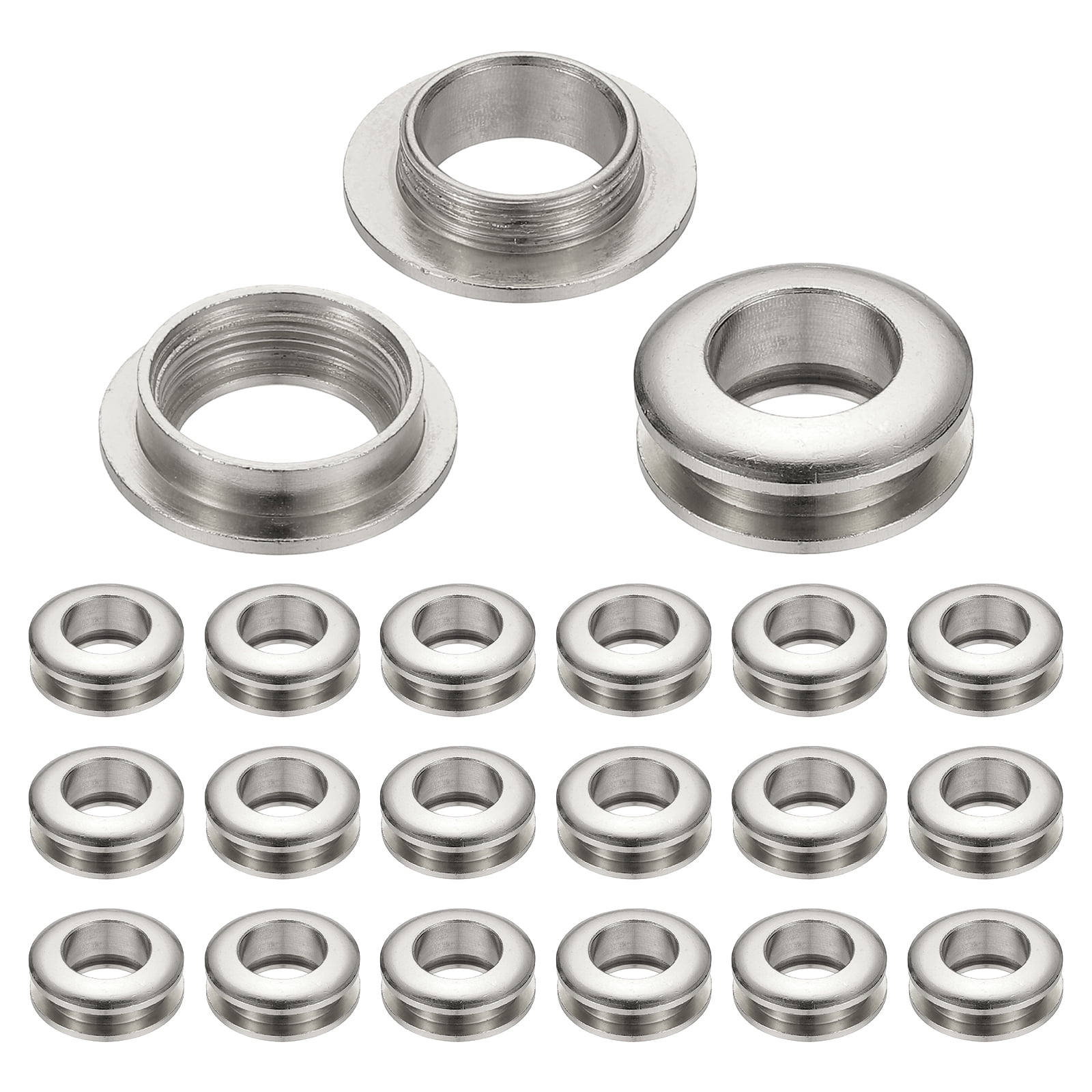 Uxcell Grommets Solid Brass Hole Eyelets Bags Garment Shoe Clothes ...